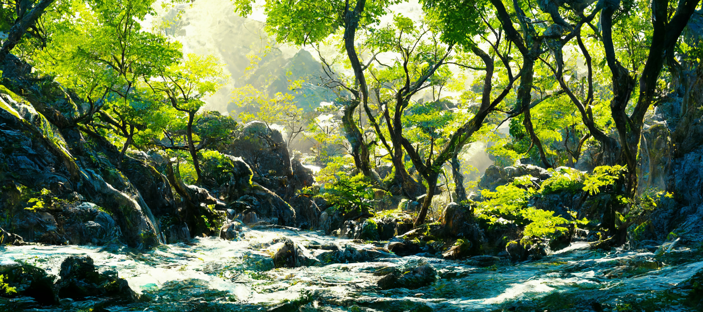 ZC - MidJourney AI Experiment - Mountians