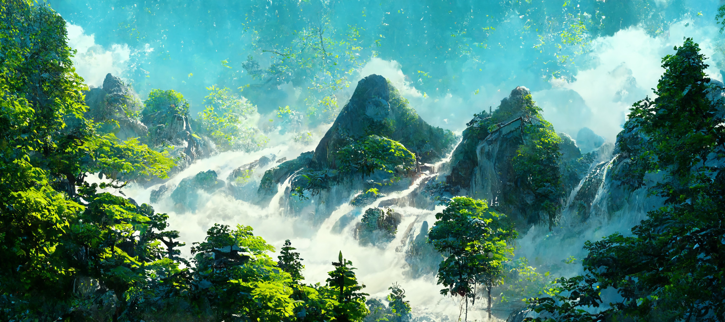 ZC - MidJourney AI Experiment - Mountians