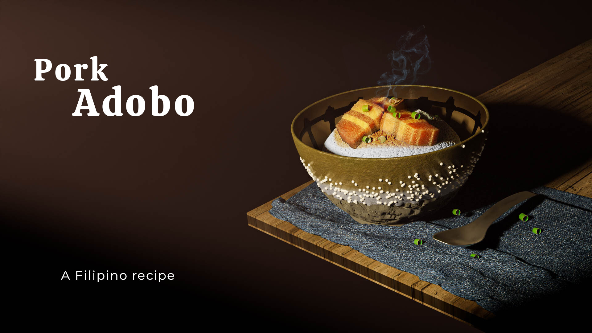 ArtStation - 3D Pork Adobo