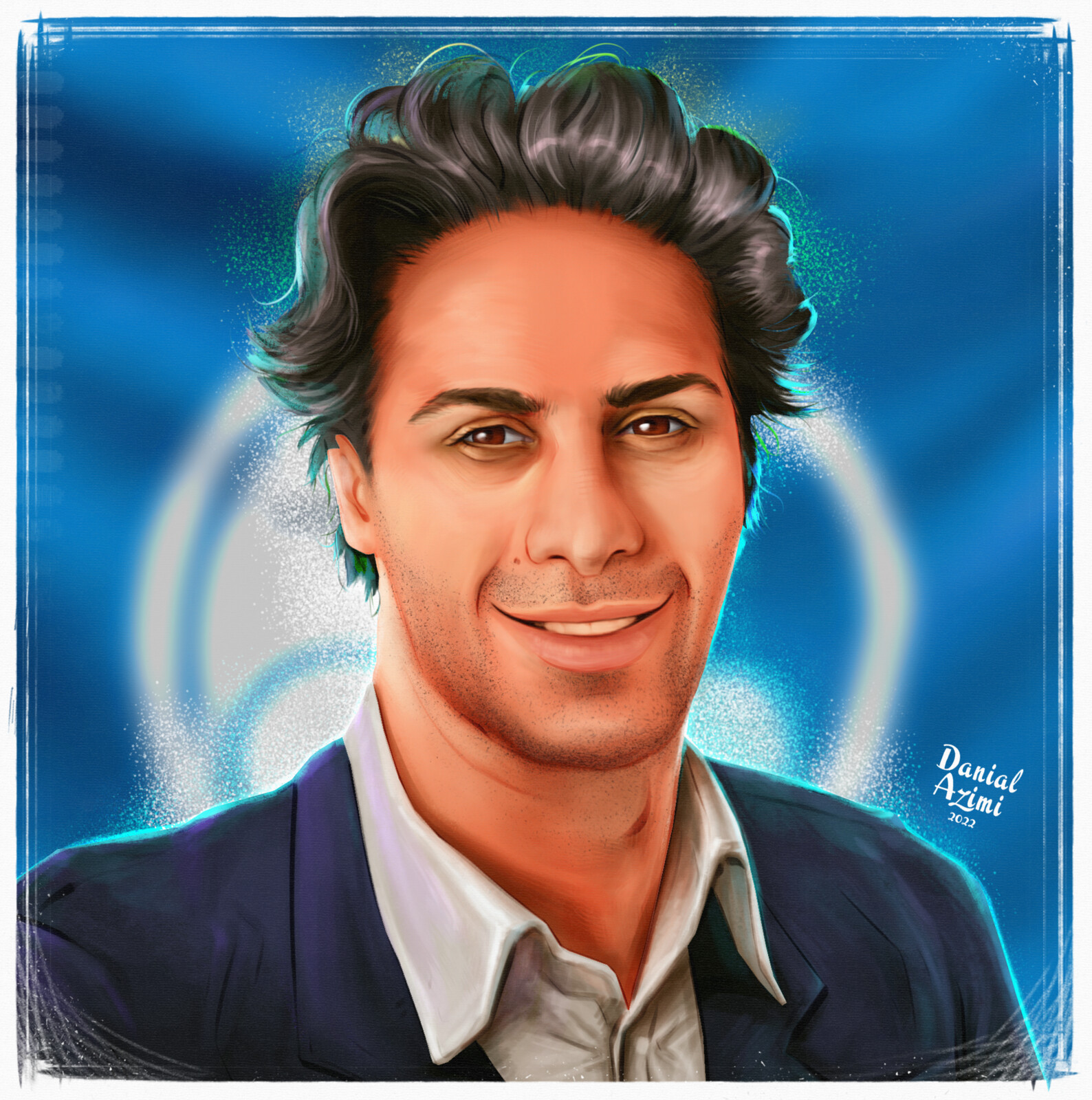 Danial Azimi - farhad majidi digital painting