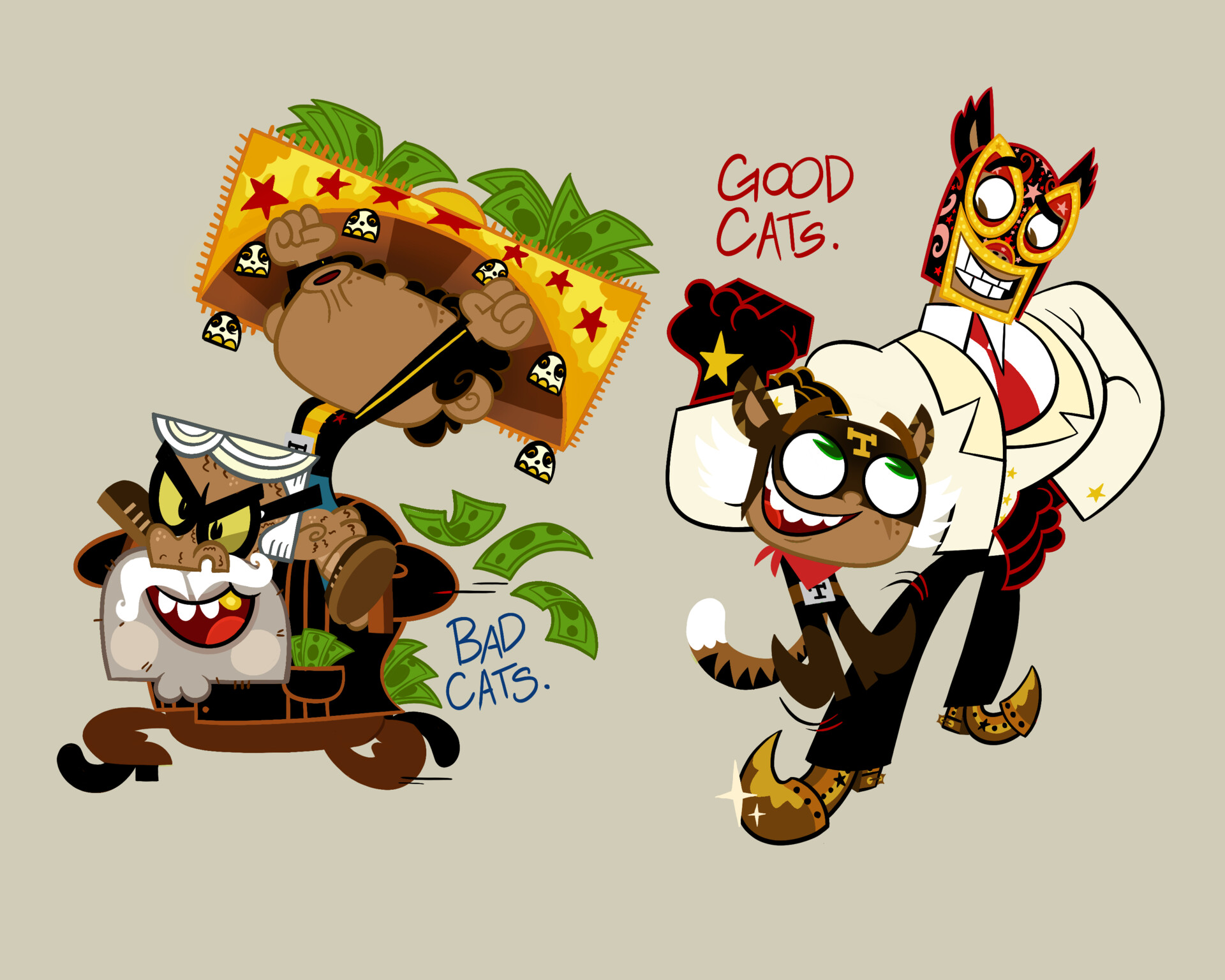 ArtStation - Good Cats, Bad Cats