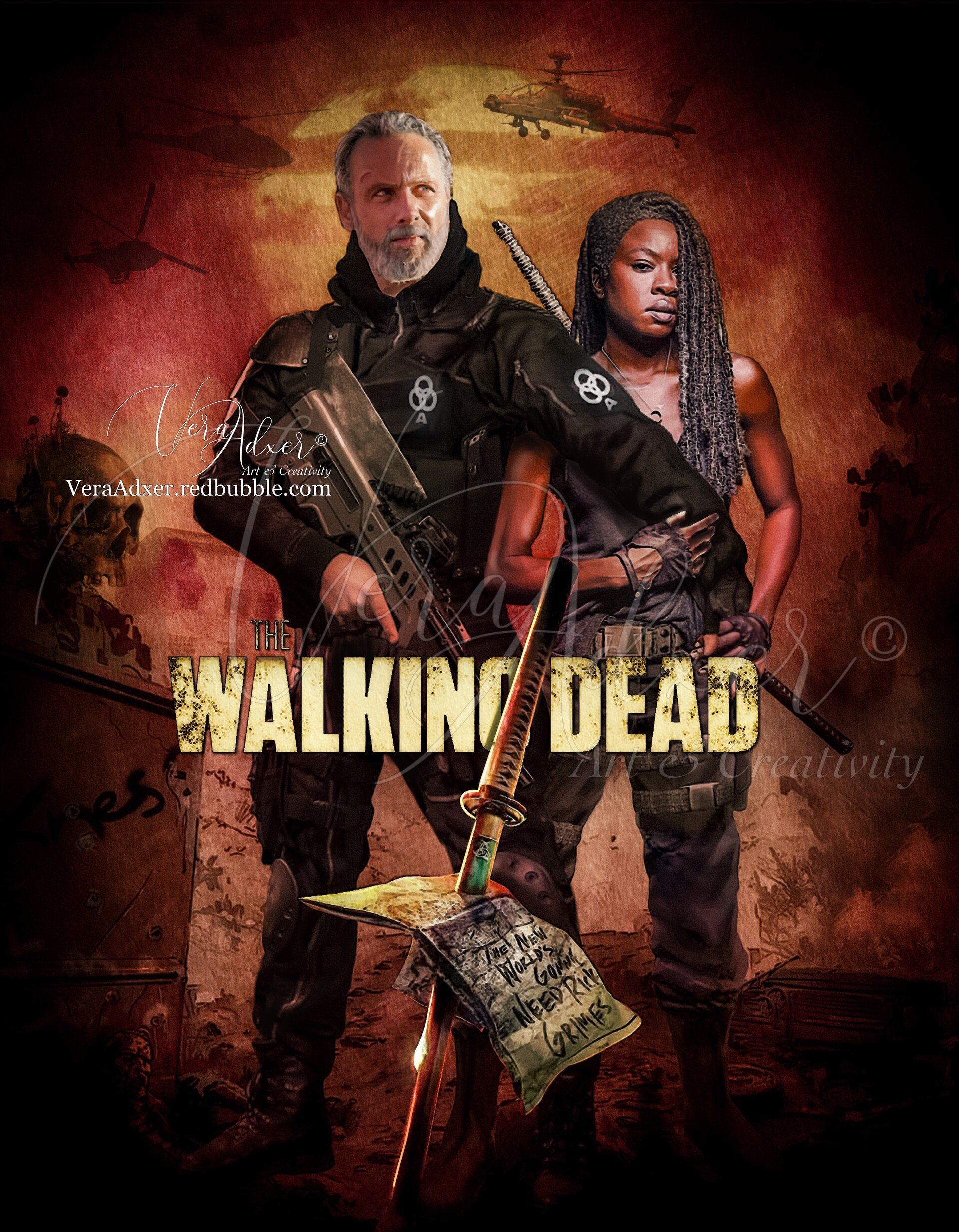 ArtStation - The walking dead