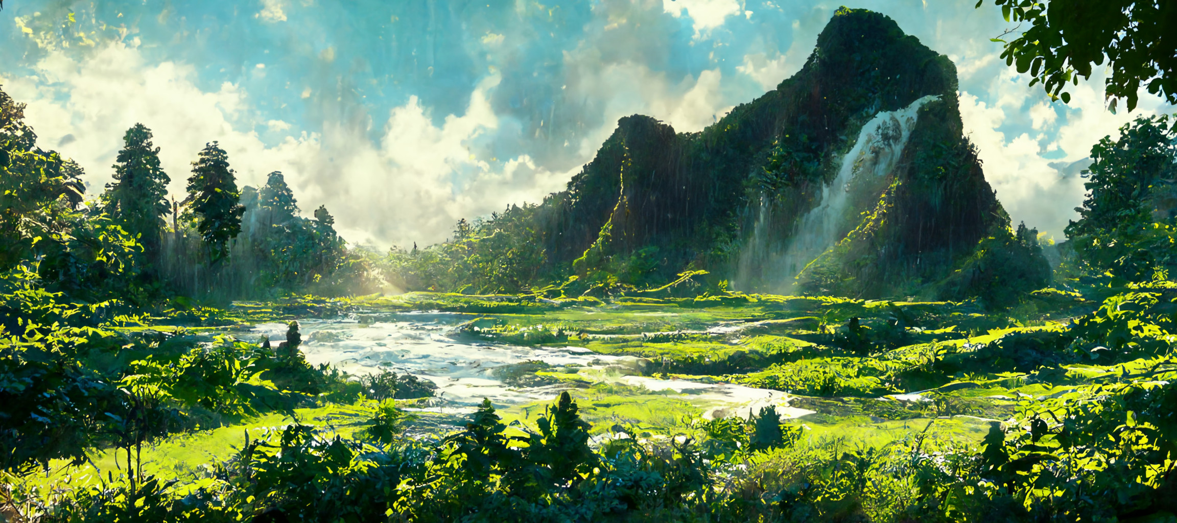 ZC - MidJourney AI Experiment - Fairy land vally