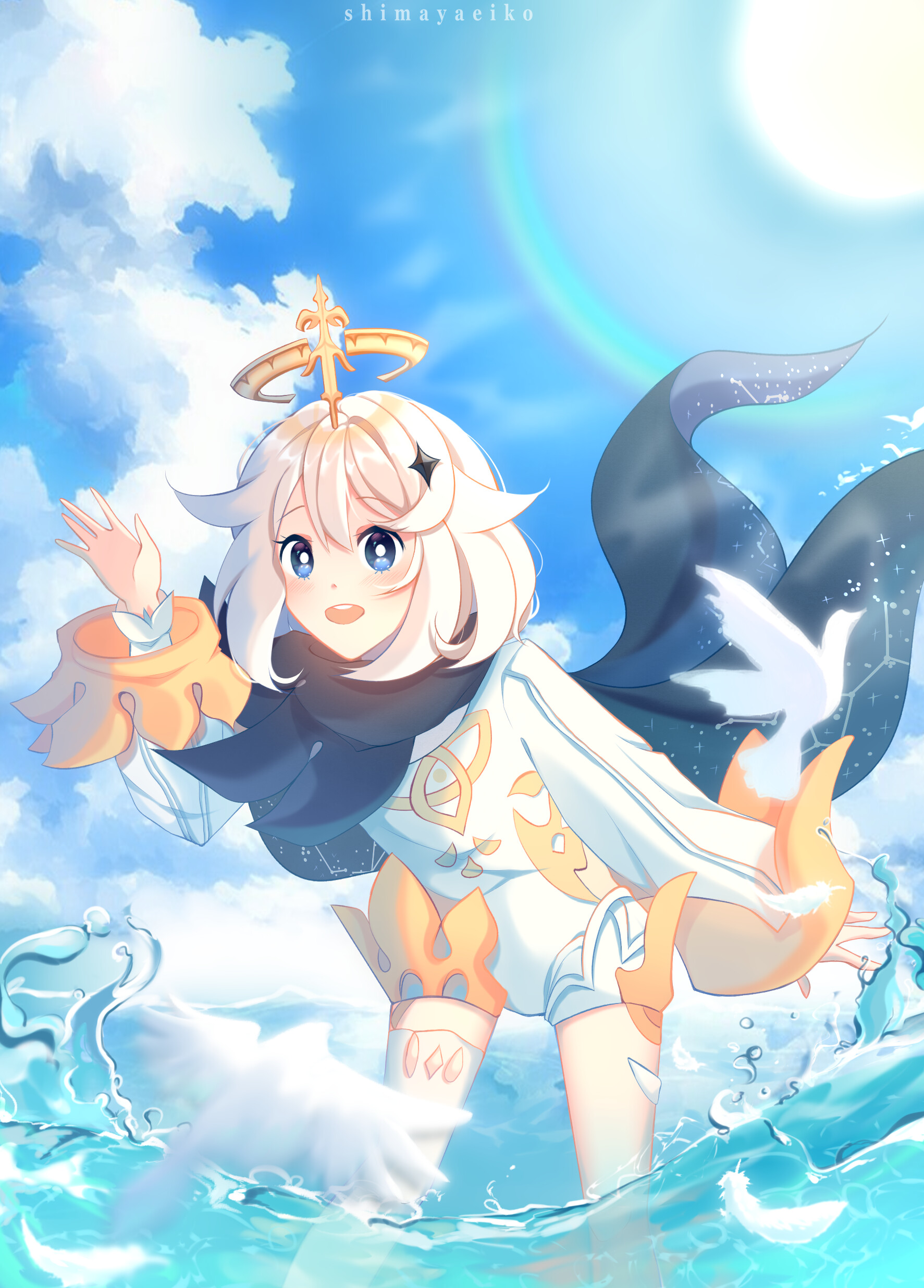 ArtStation - Paimon [Fan Art]