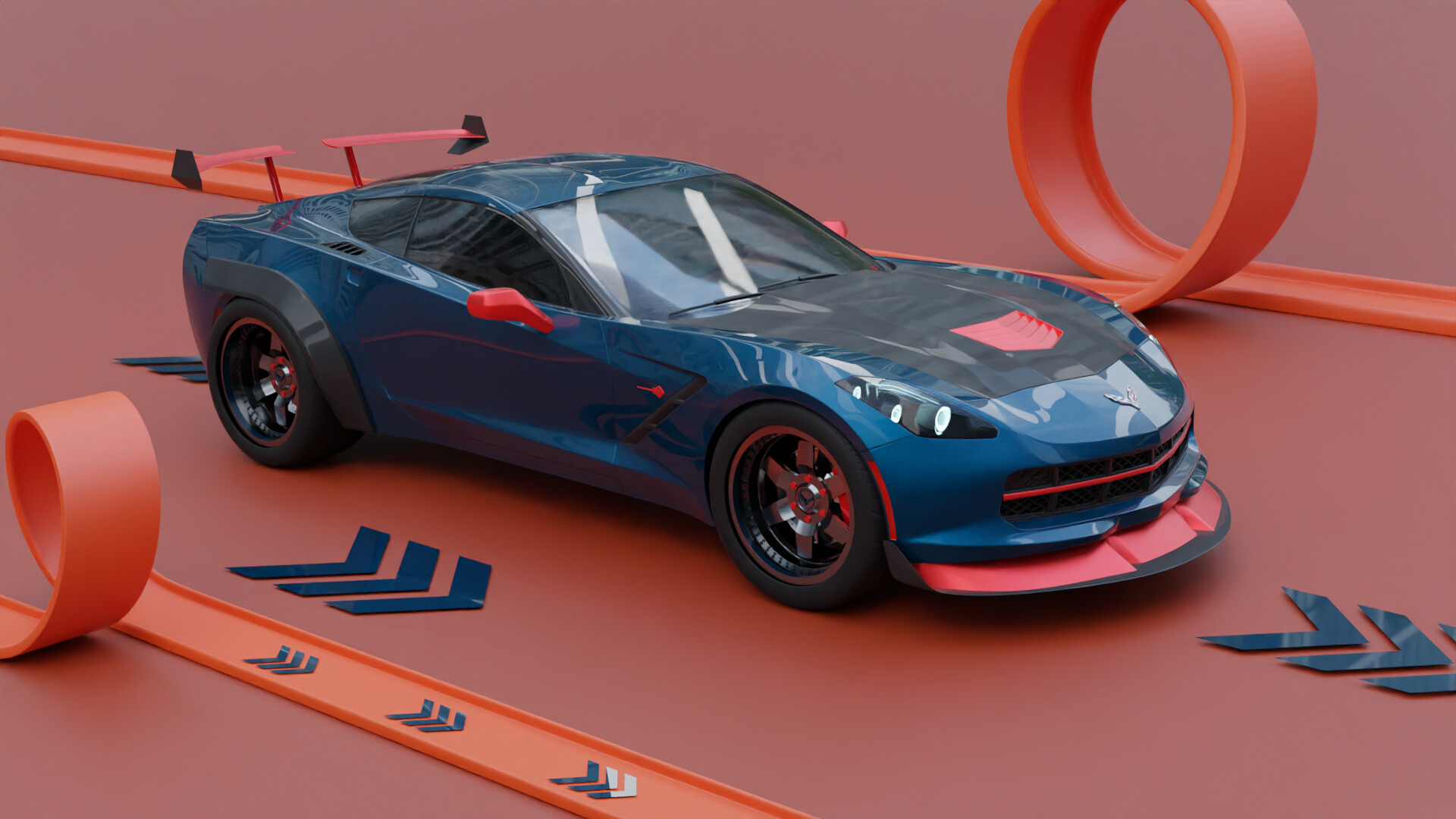 ArtStation - Corvette FH5 Hot Wheels