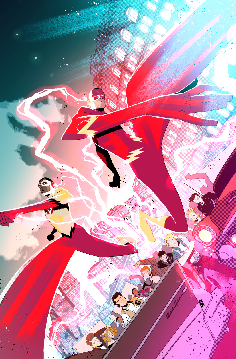 ArtStation - The Flash #786 variant cover