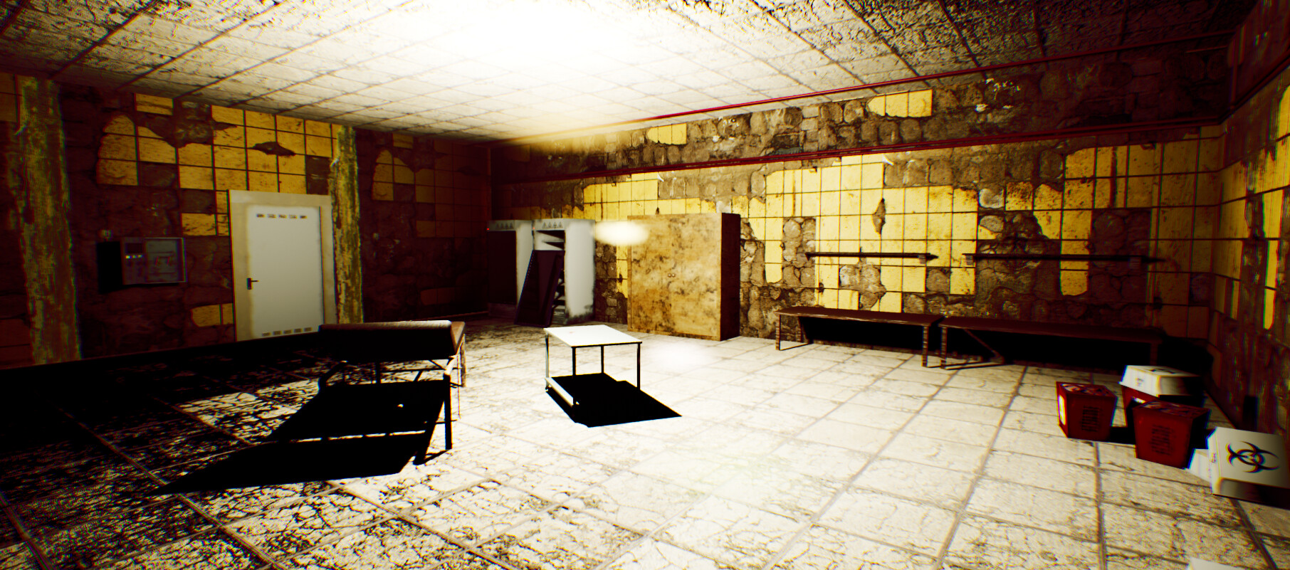 ArtStation - Ruined Lab (Modeling, Texturizing and Ilumination Project)