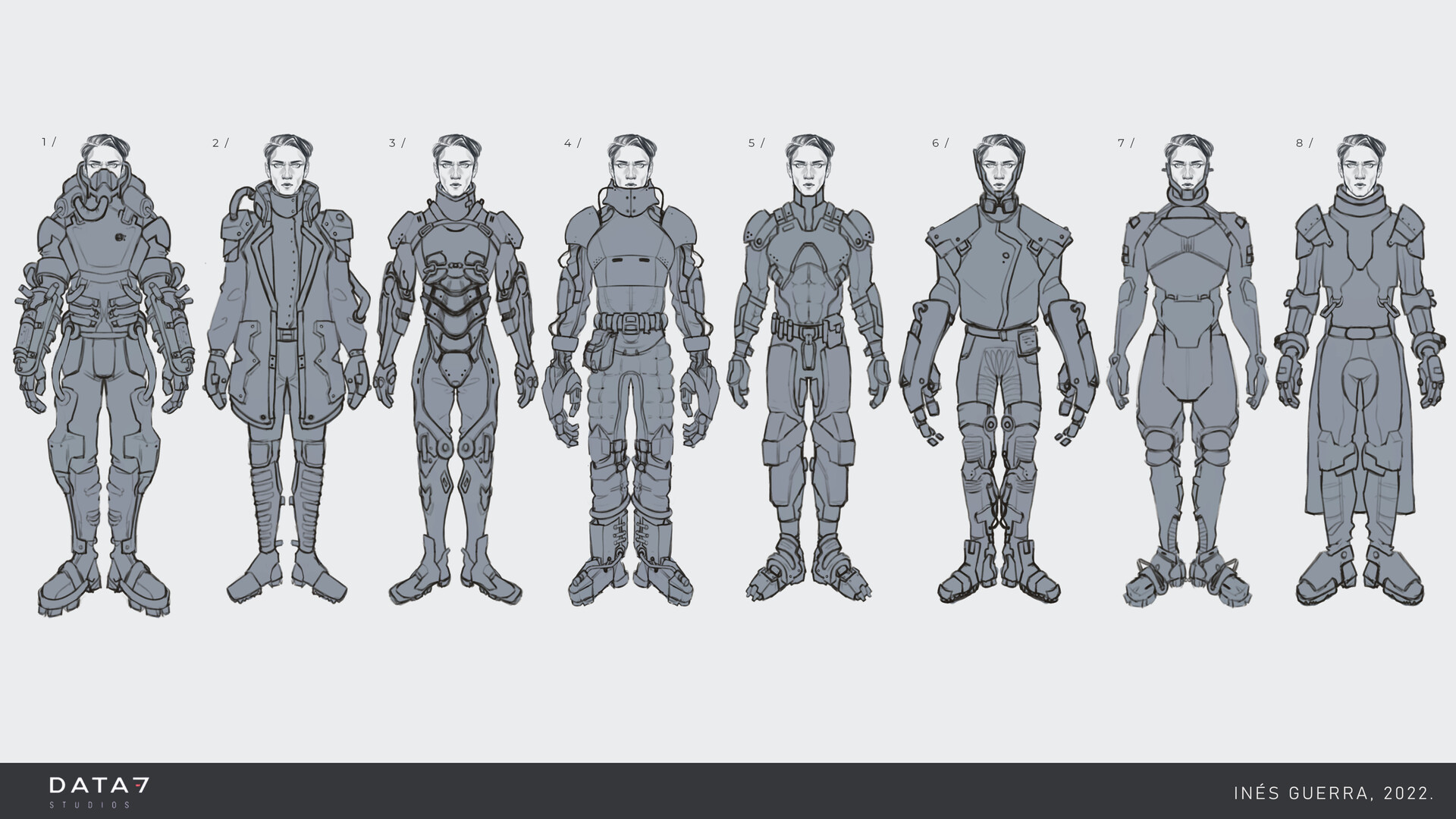 Inés Guerra - Data7 - Corporal Character Design