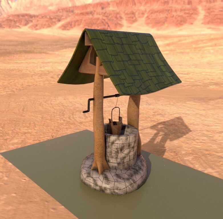 ArtStation - 3D well