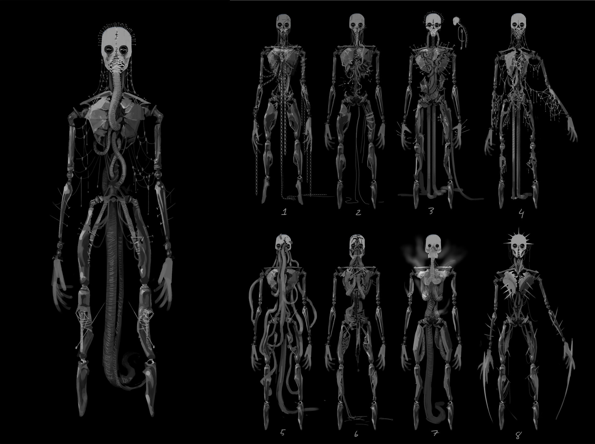 Theo Valbjørn - Neon Knights: Humanity Erased - The Dancer character design