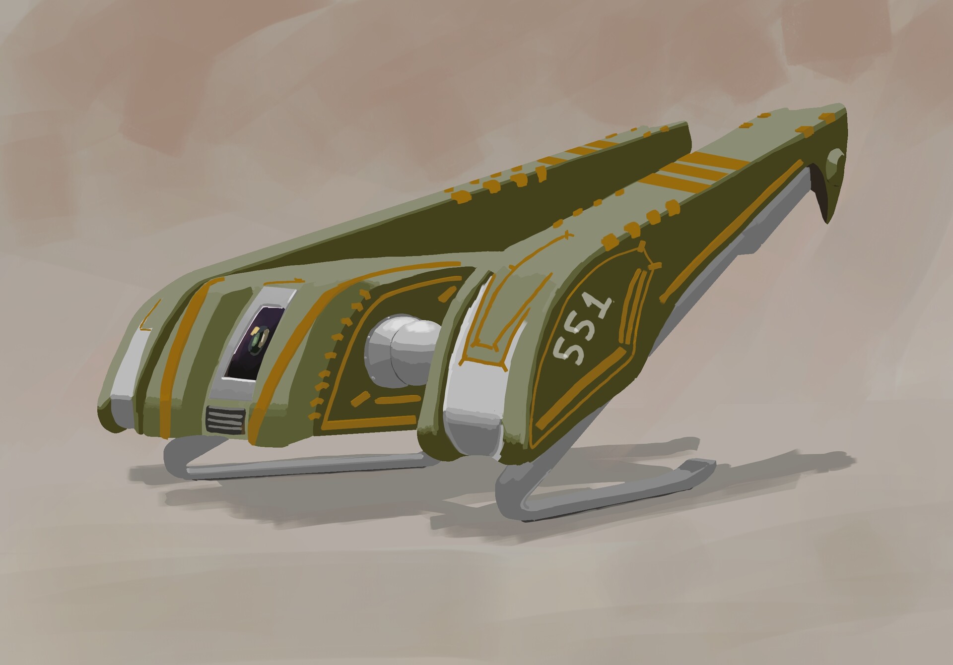 ArtStation - Mech Concept - Cricket Claw Mech