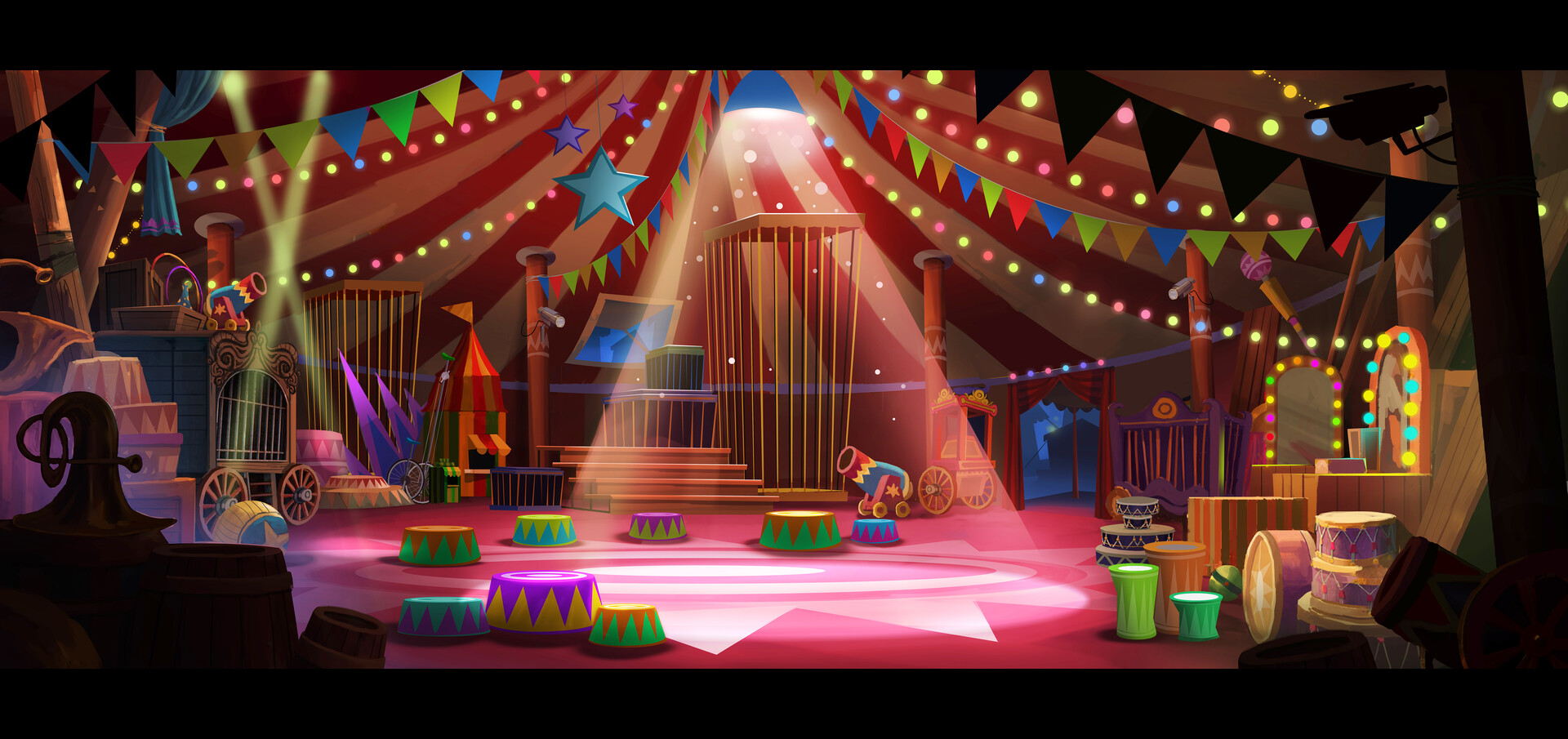 circus background gacha