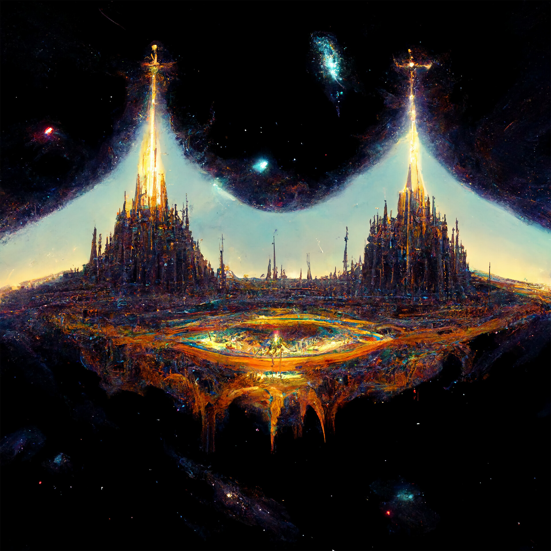 ArtStation - Cosmic Cathedrals 1-2