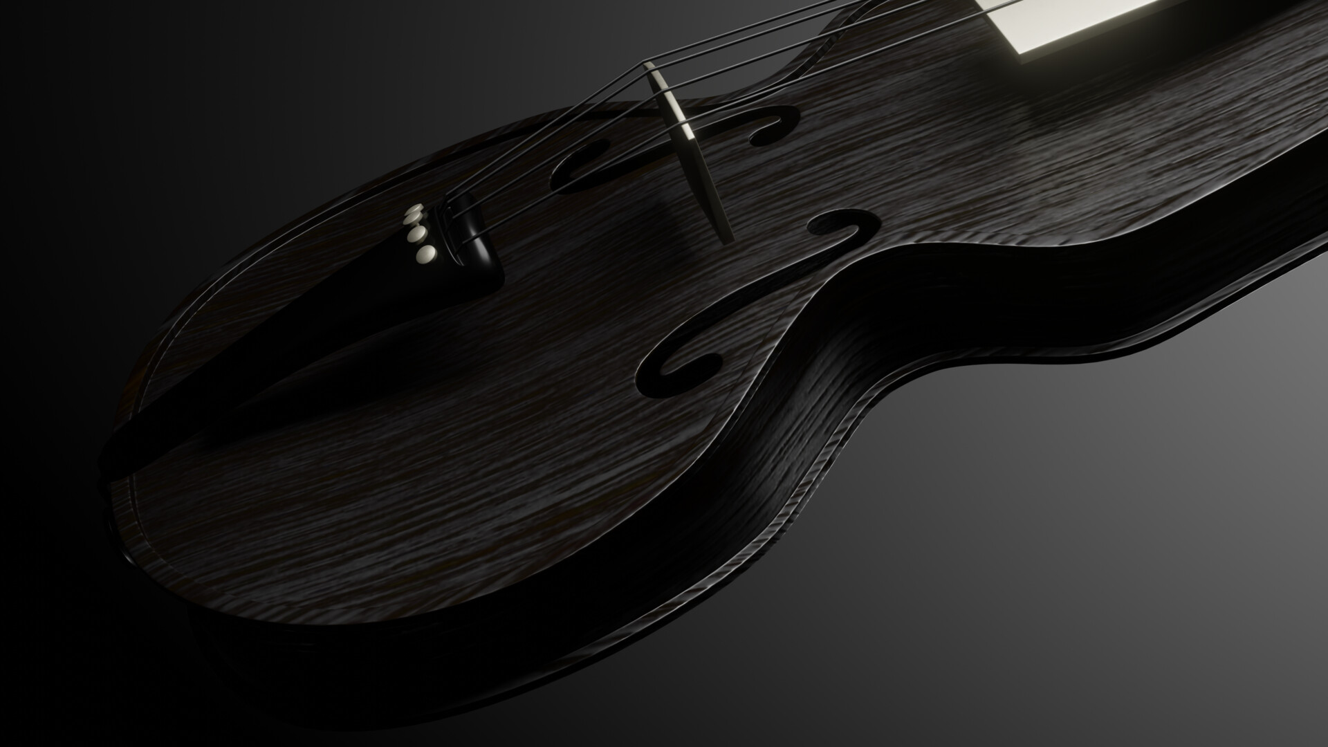 ArtStation - Dark Wood Violin