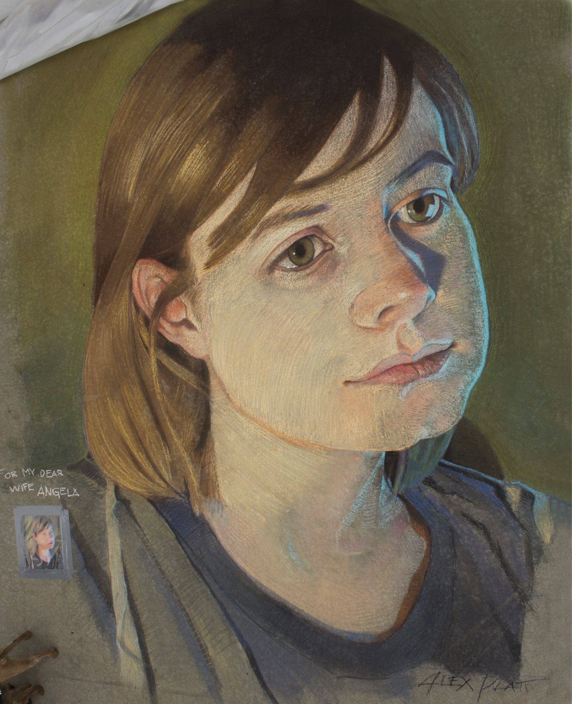 Alex Platt - Chalk Art Portrait