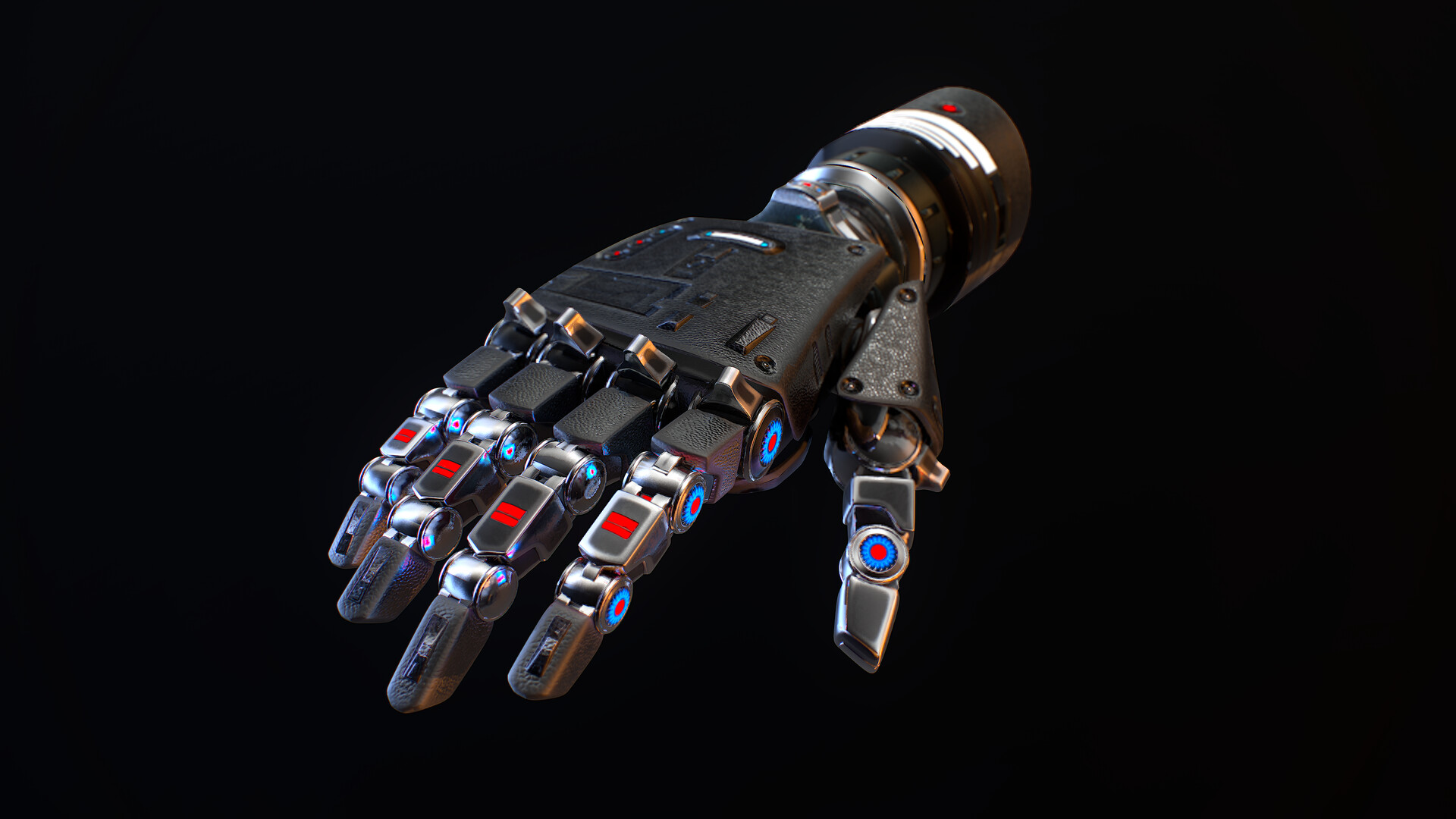 ArtStation - CYBER ARM PAINTED