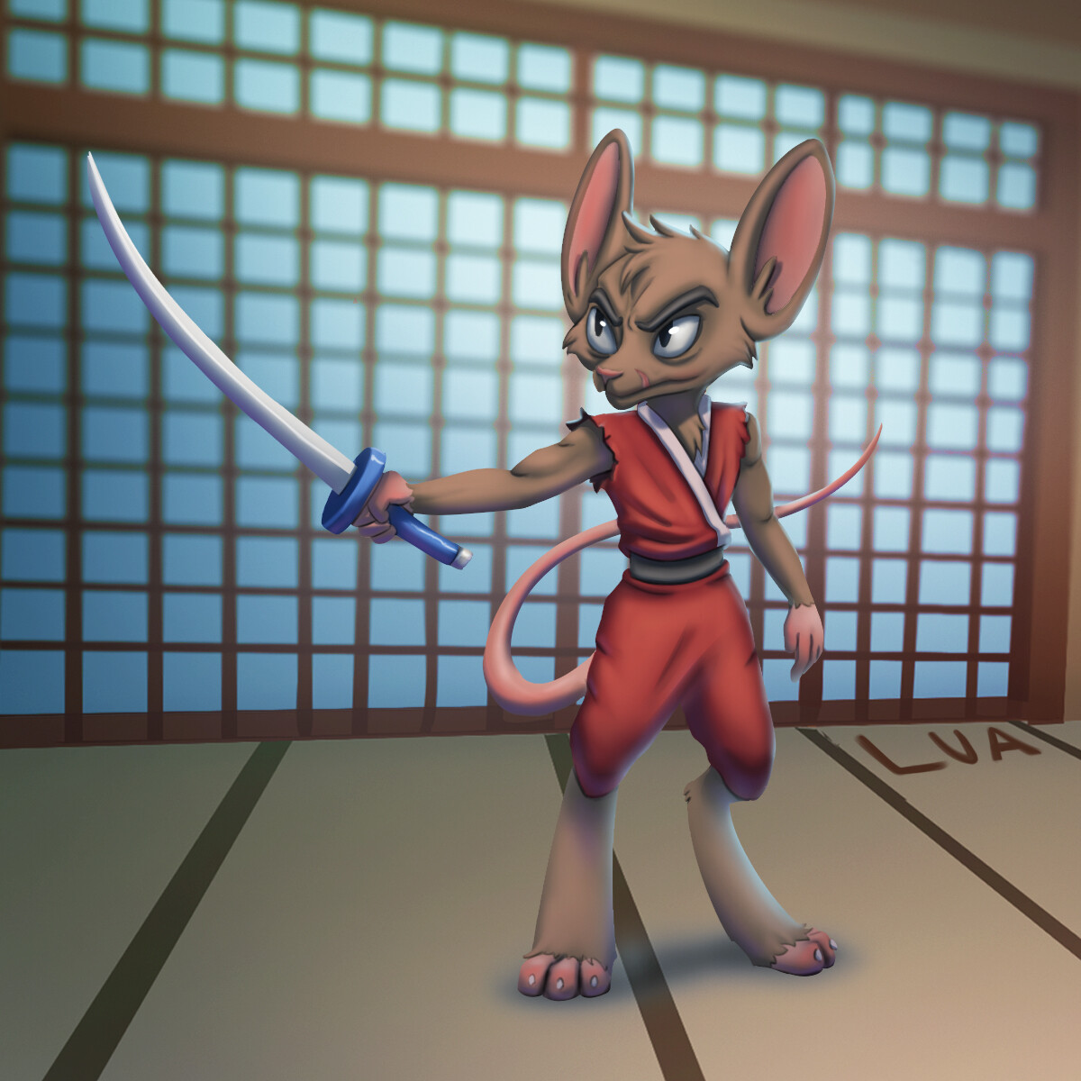 ArtStation - Samurai Rat