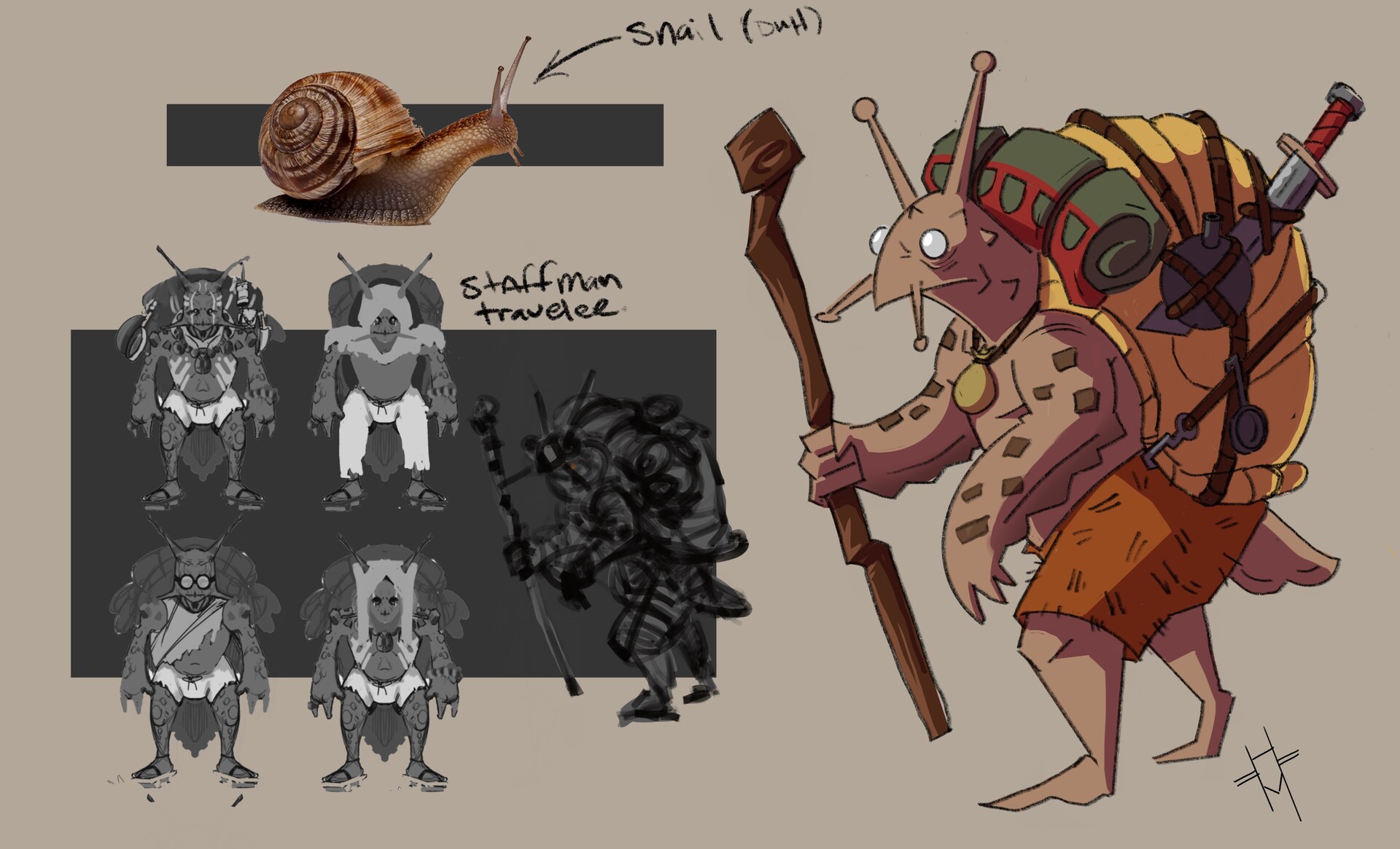 ArtStation - Snail traveler