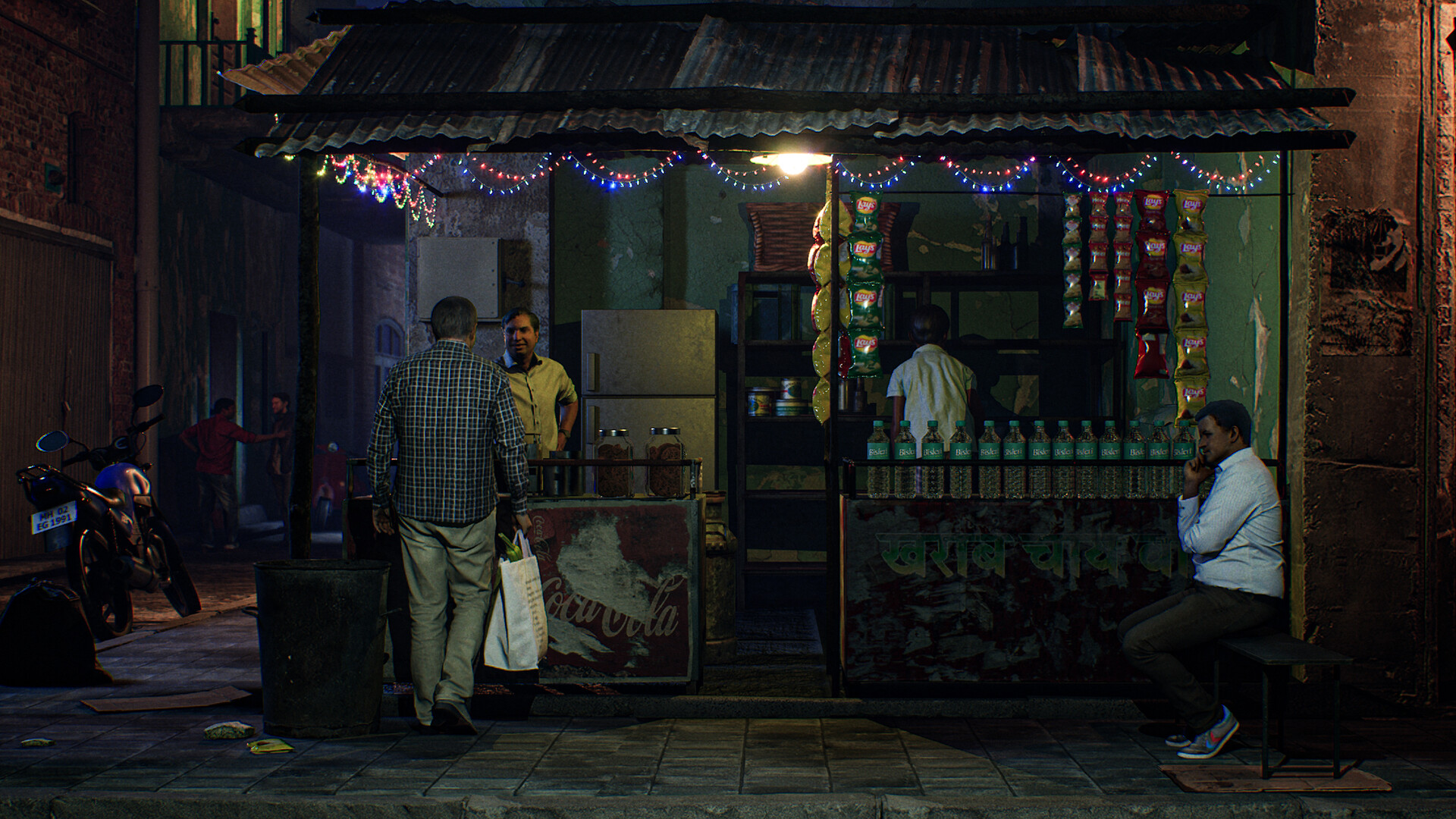ArtStation - A roadside Tea Stall in India