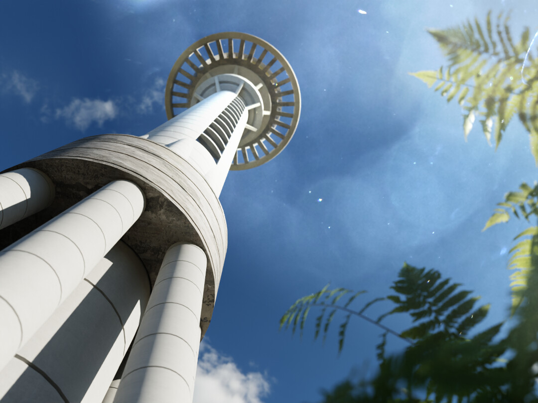 ArtStation - Tower (1 hour render challenge)