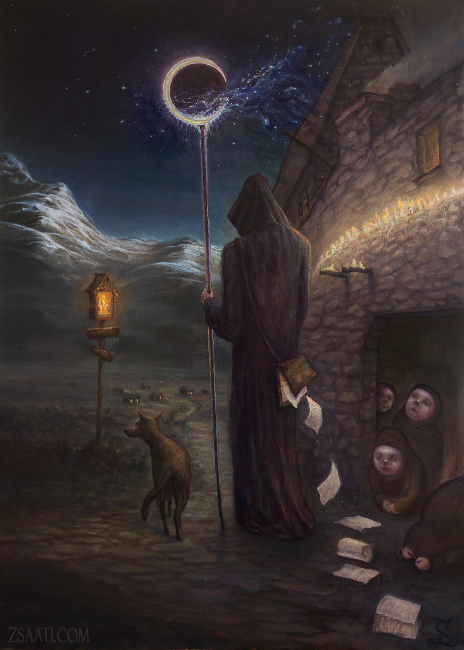 ArtStation - "The Magician" - Oil Painting by Zaki Saati