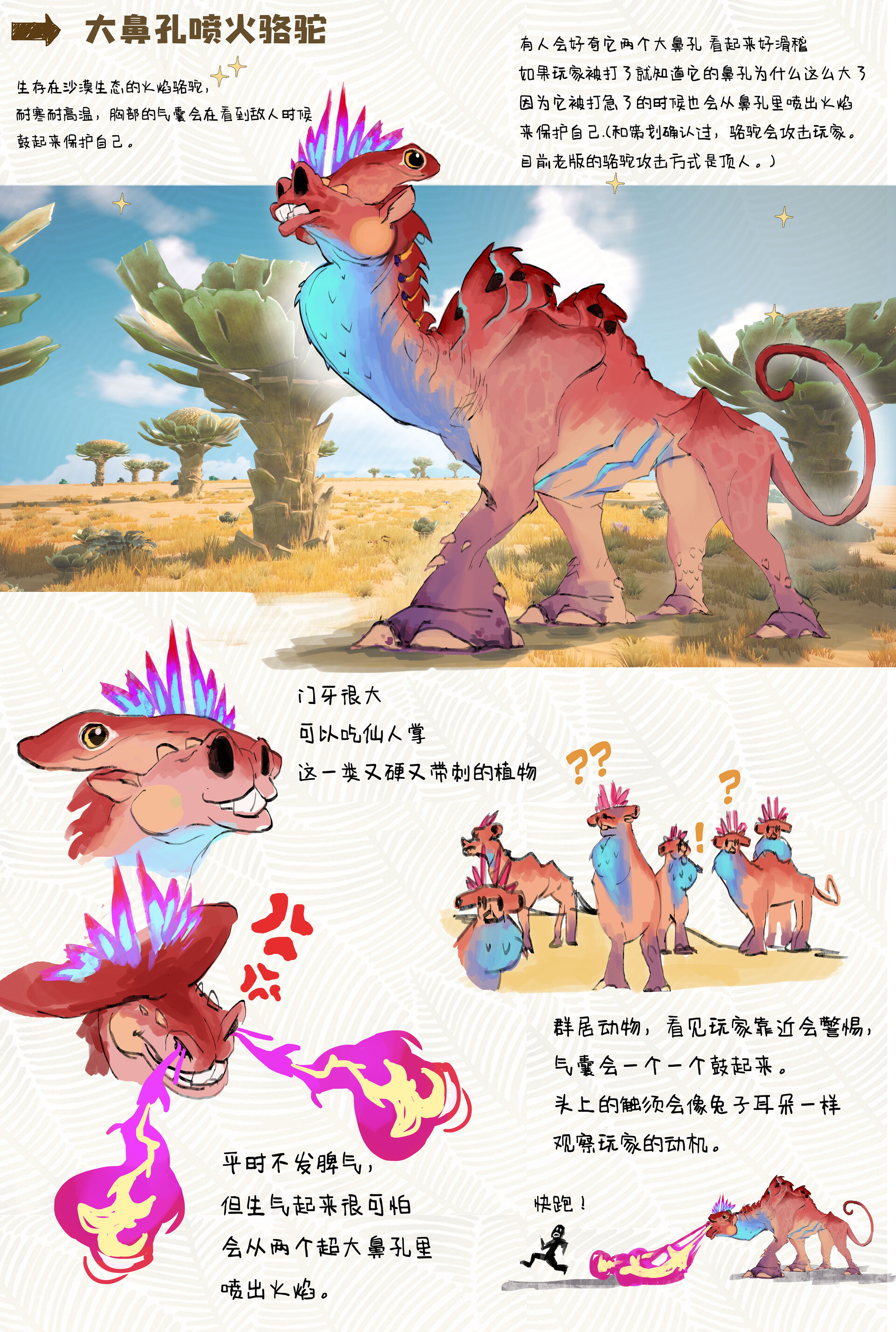 ArtStation - Fire breathing Camel