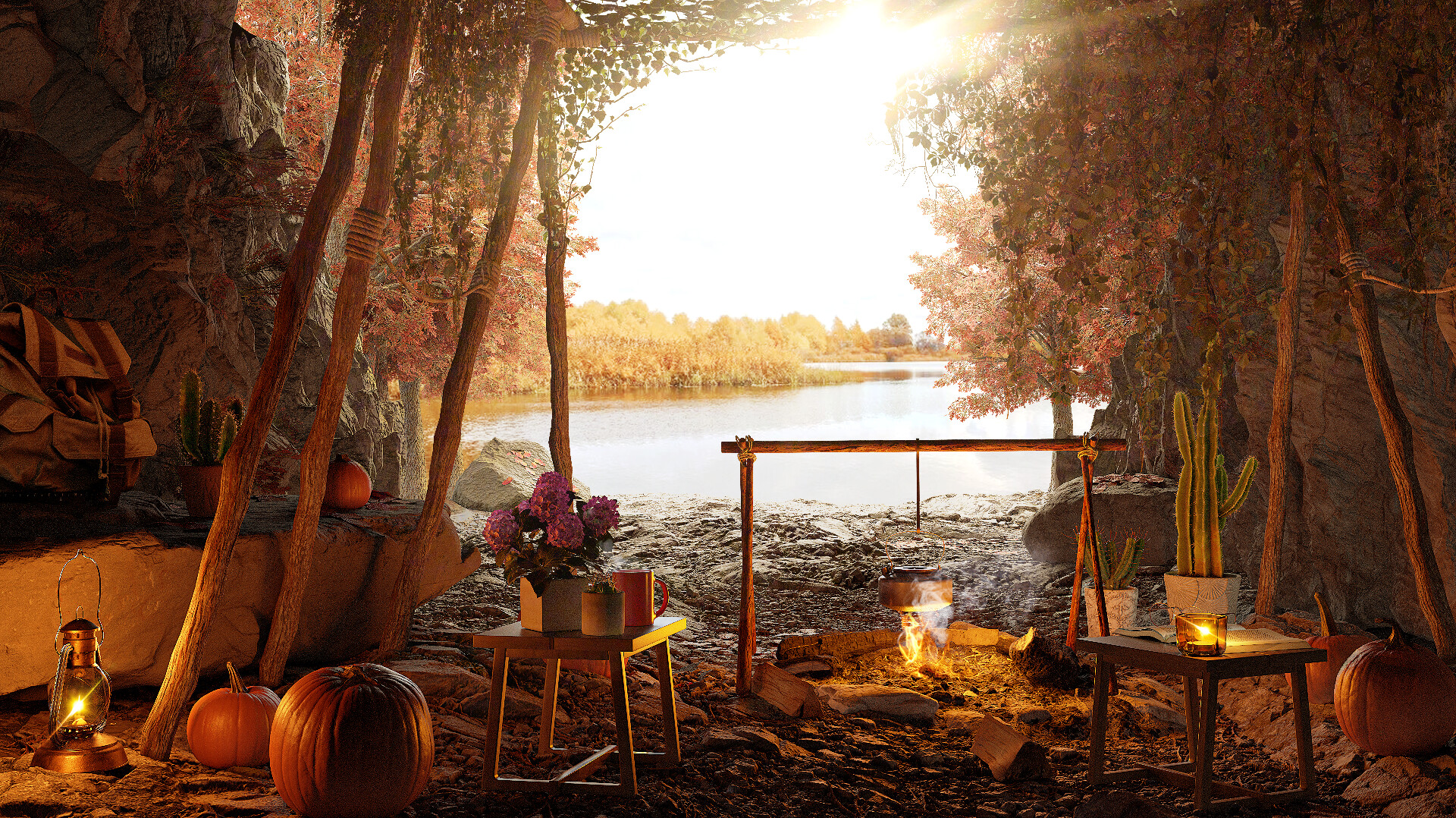 ArtStation - Cozy Cave