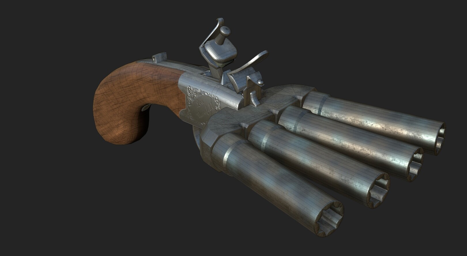 ArtStation - Pistol "Duck Foot"