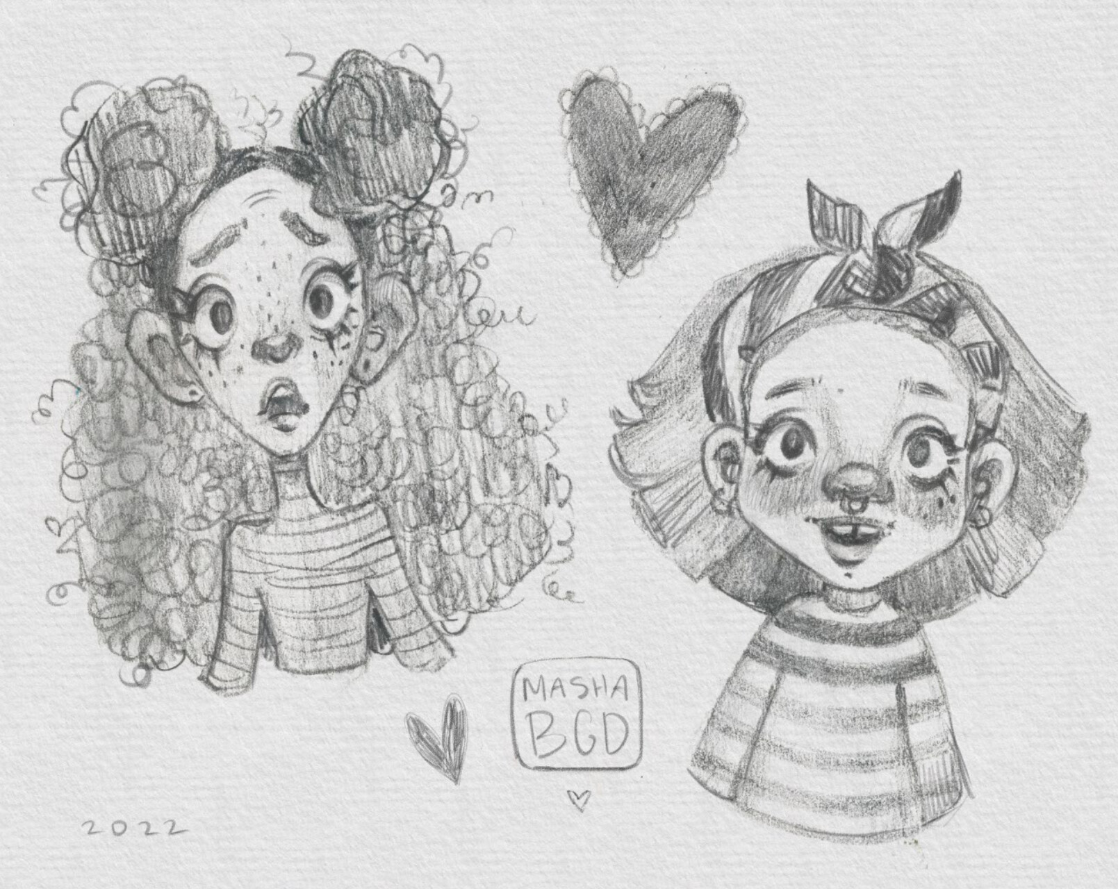 ArtStation - Naughty Girl Character Sketches