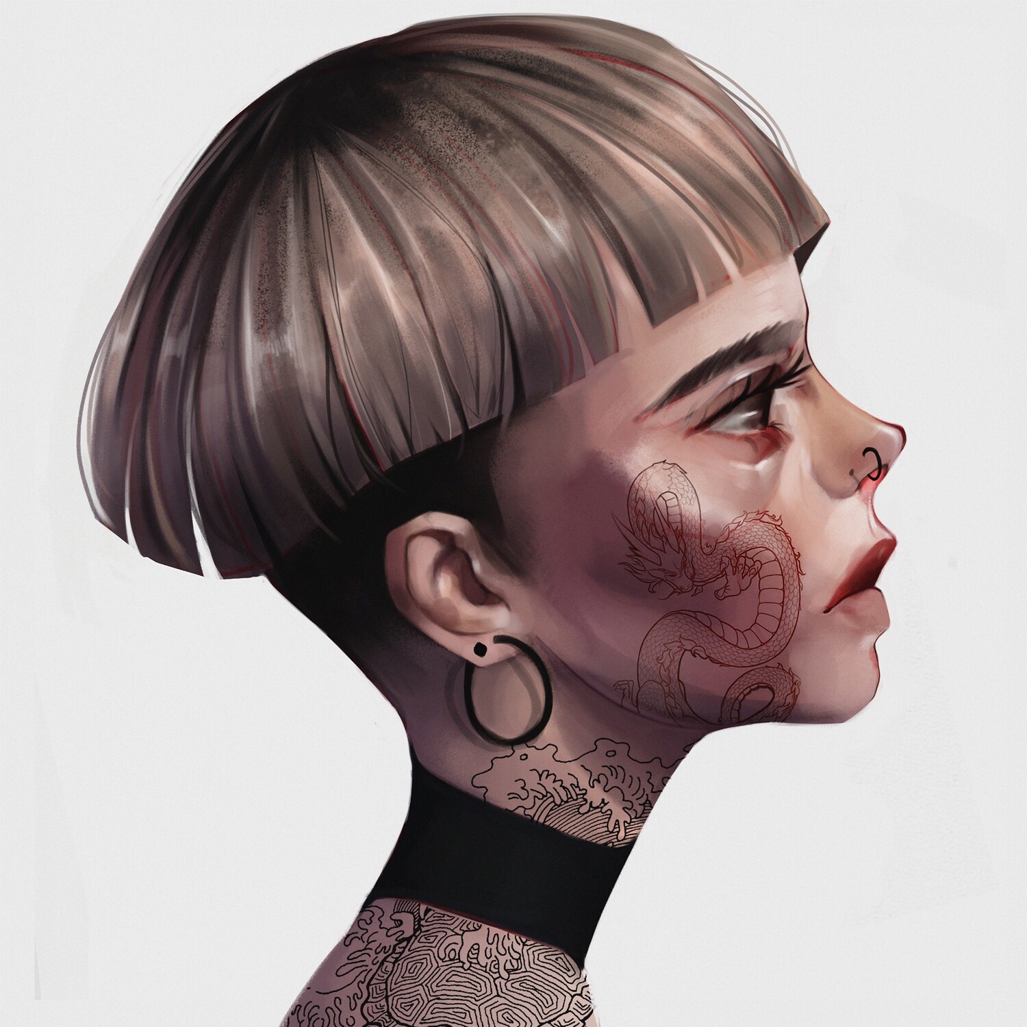 ArtStation - old portrait.