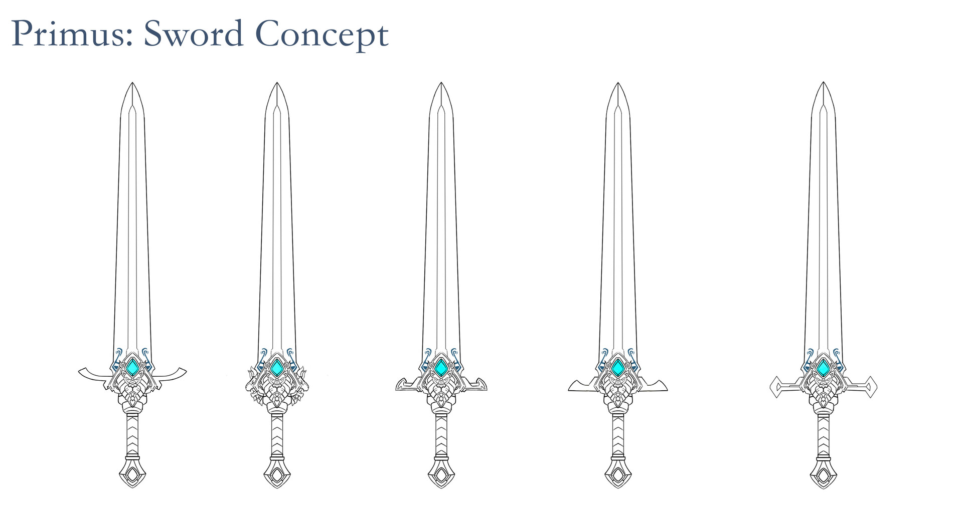 ArtStation - Primus: Sword concepts 3