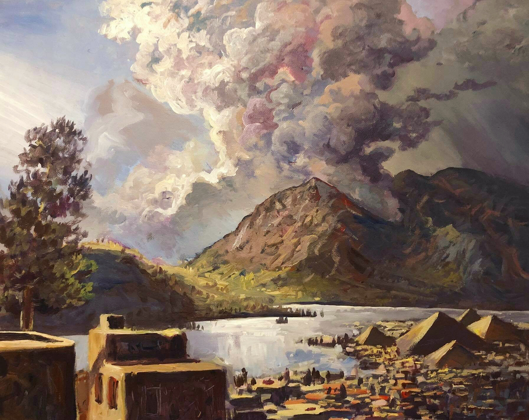 ArtStation - Traditional style landscape