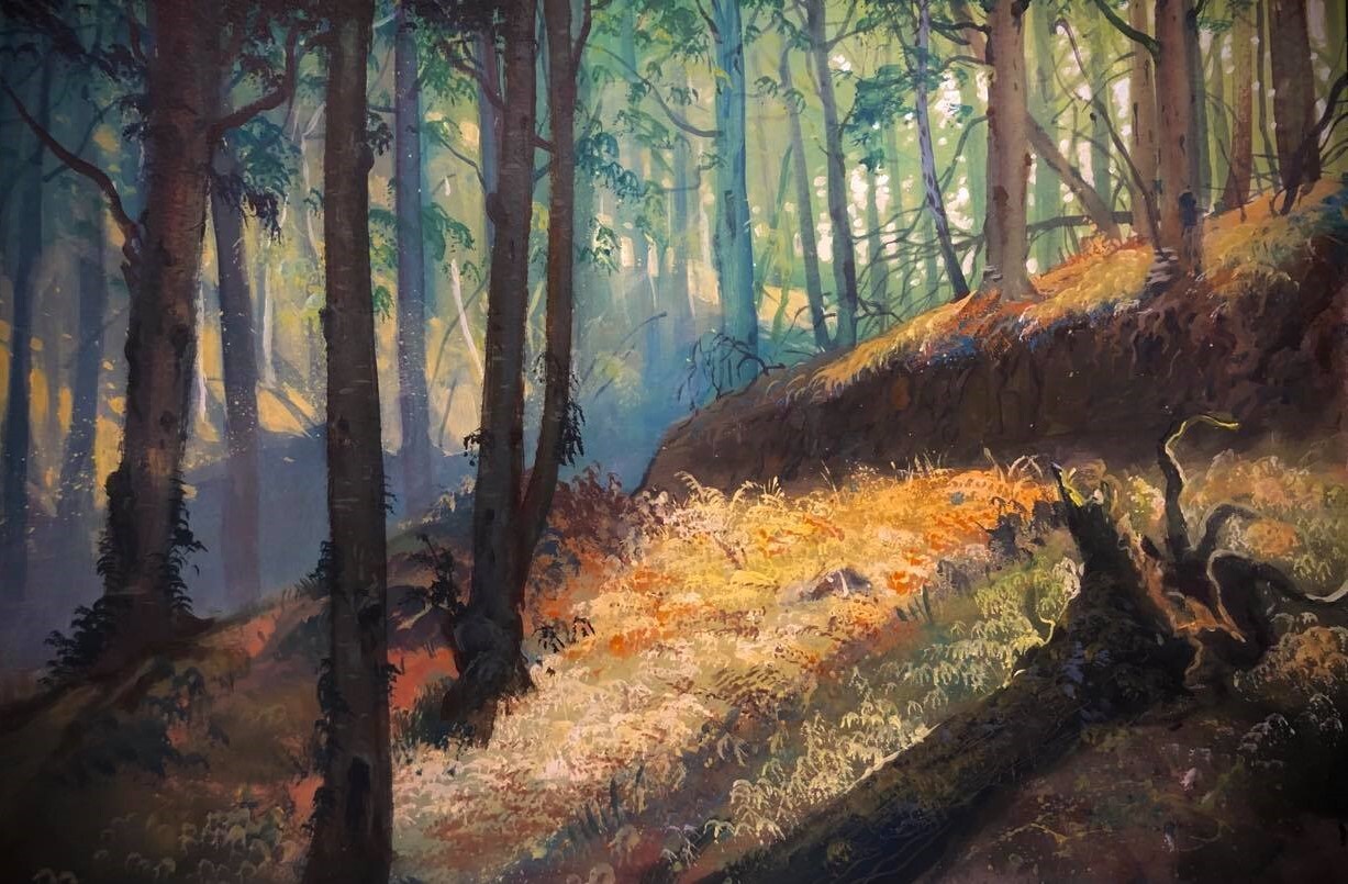 ArtStation - Forest study