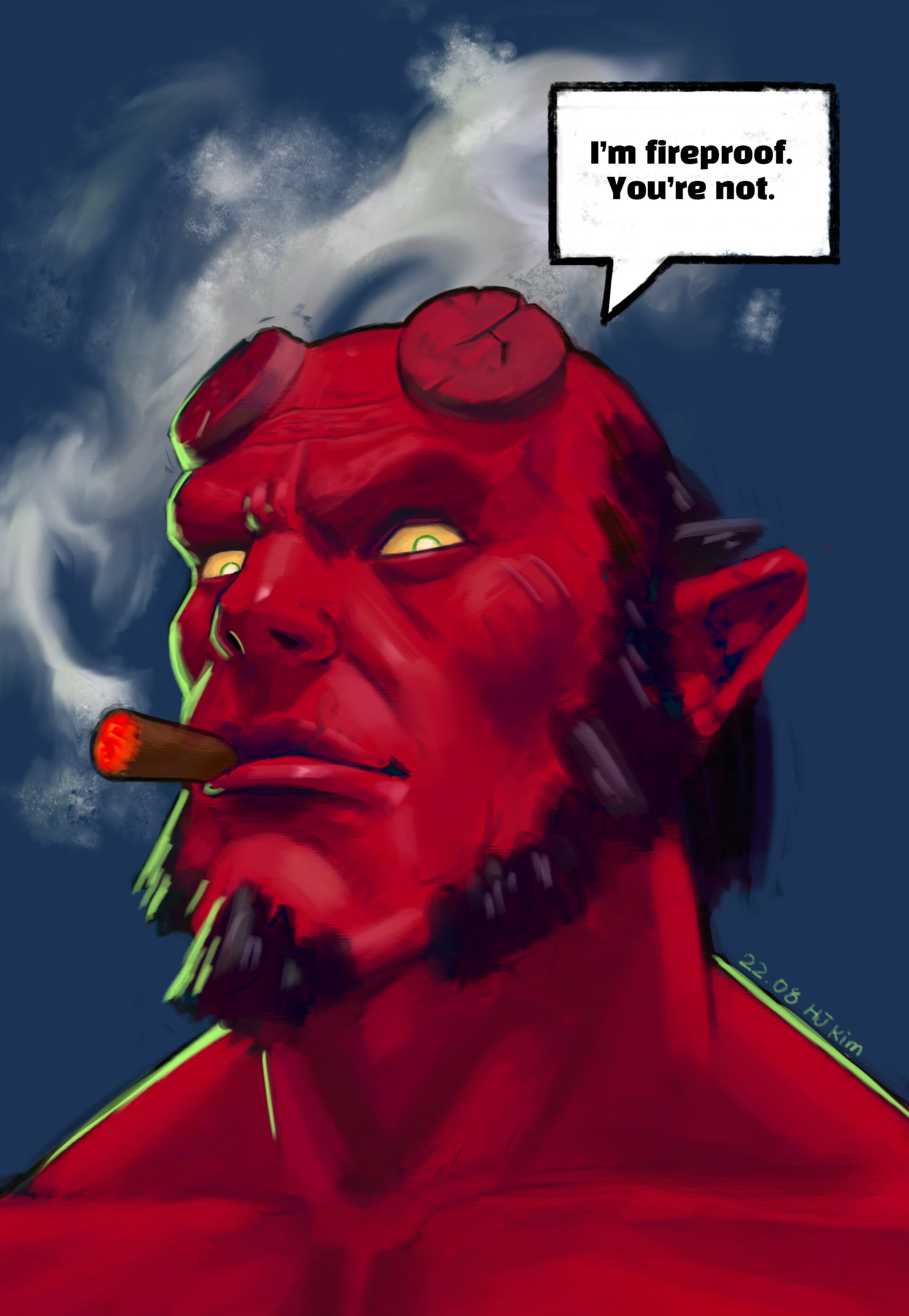 ArtStation - Hellboy