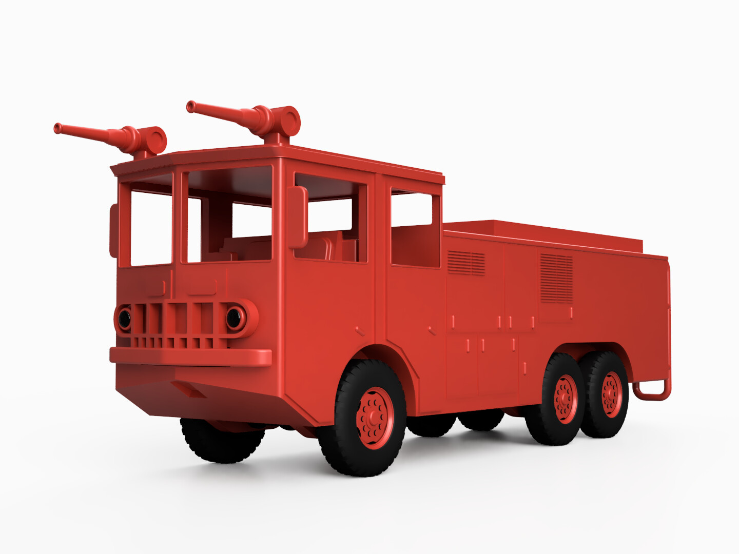 ArtStation - Model O-11A firetruck
