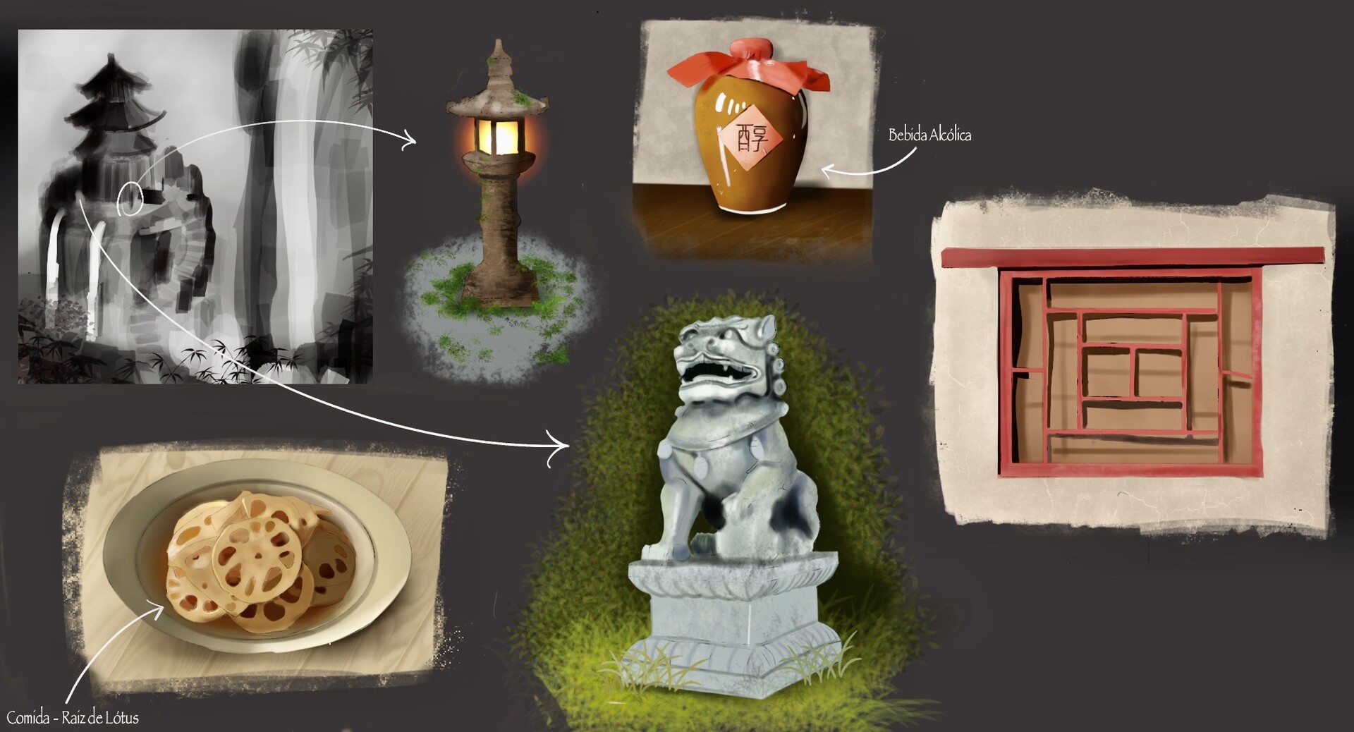 ArtStation - Temple Props
