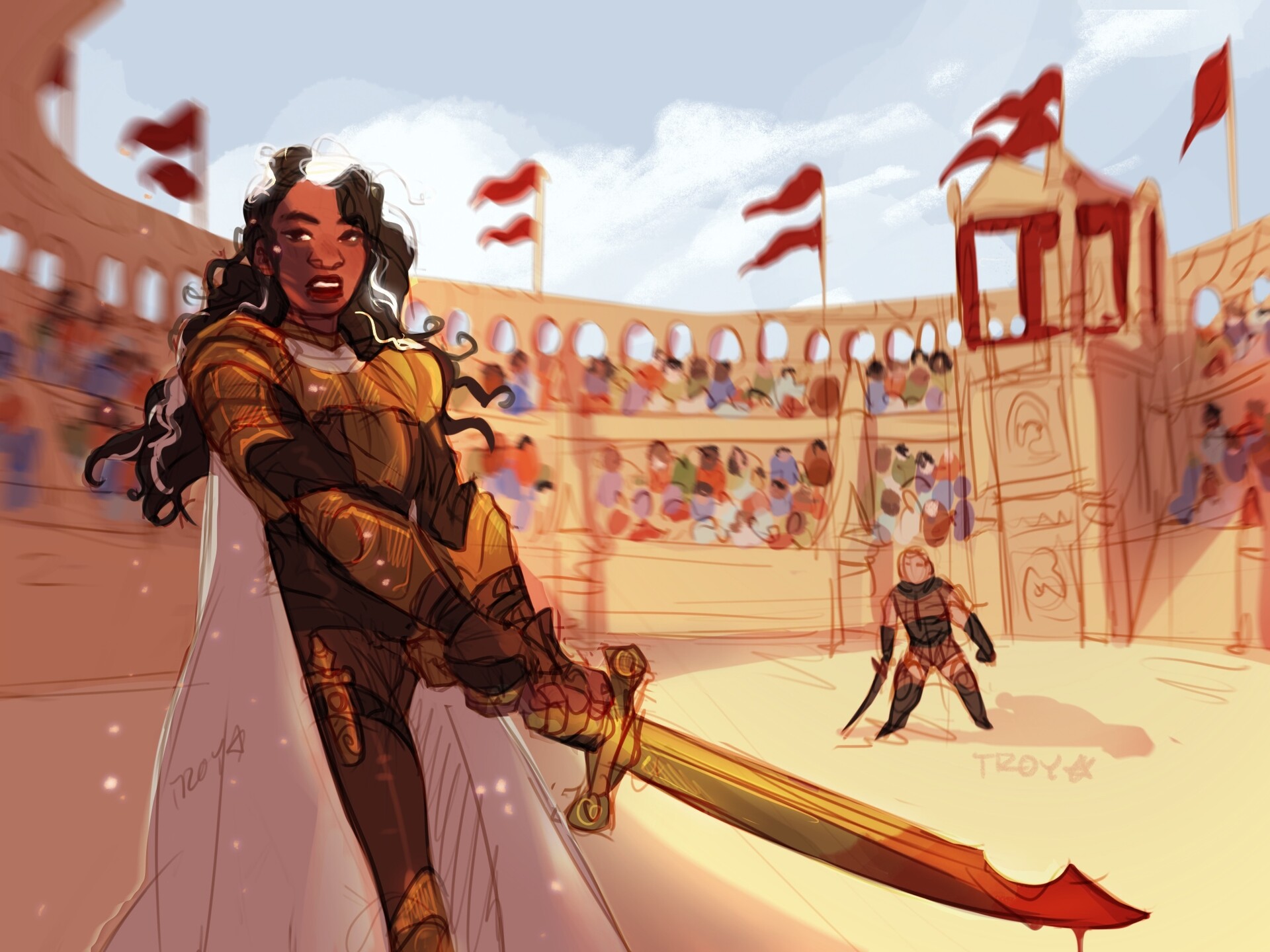 ArtStation - the gladiator