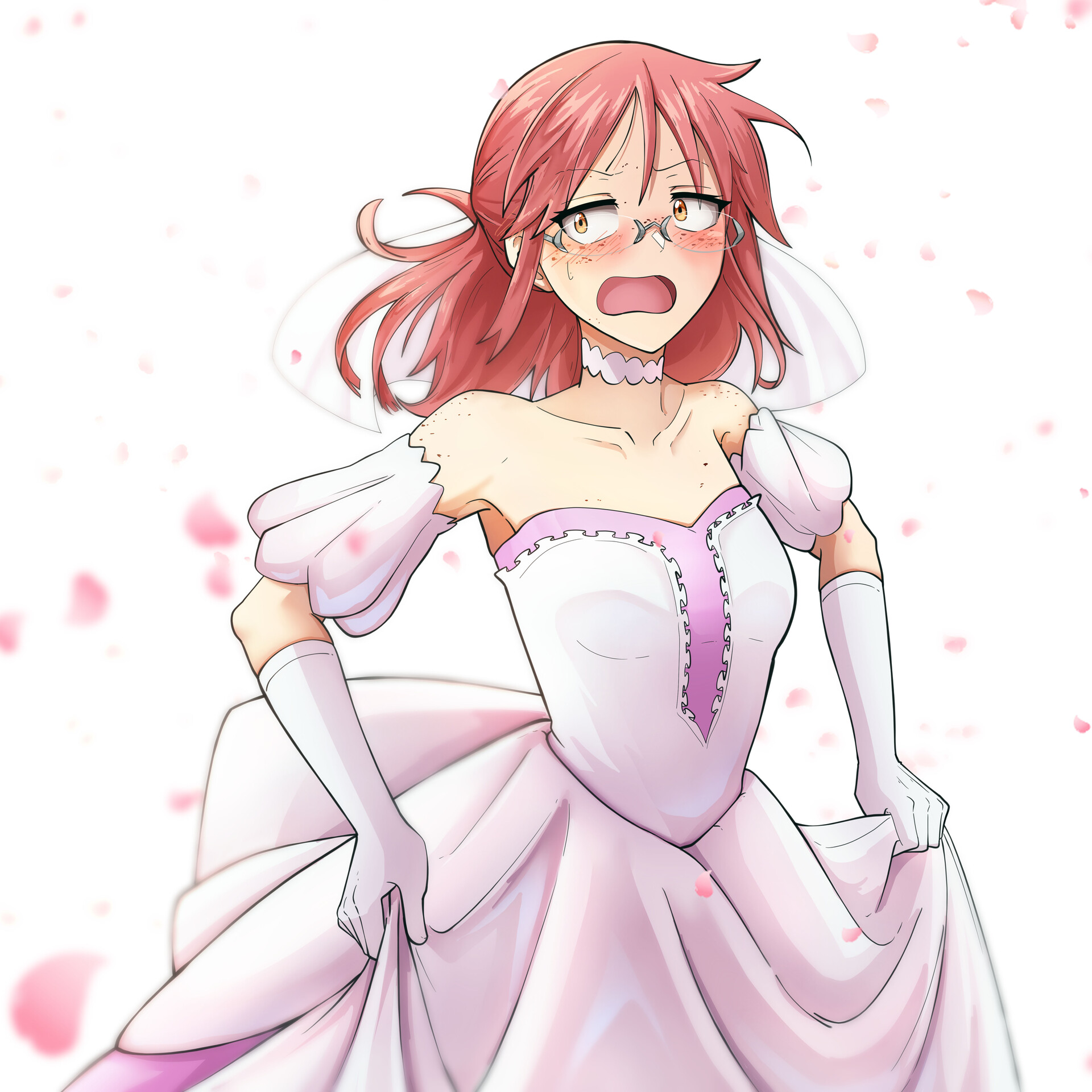 ArtStation - Kobayashi san Weeding dress