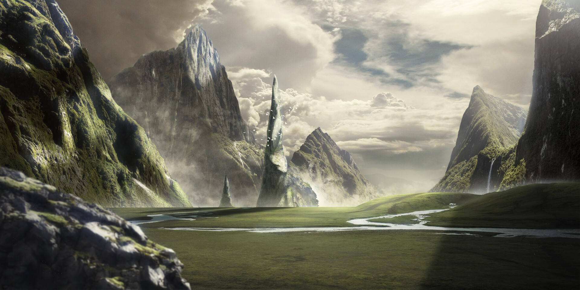 ArtStation - matte painting study for the artist Carles Marsal