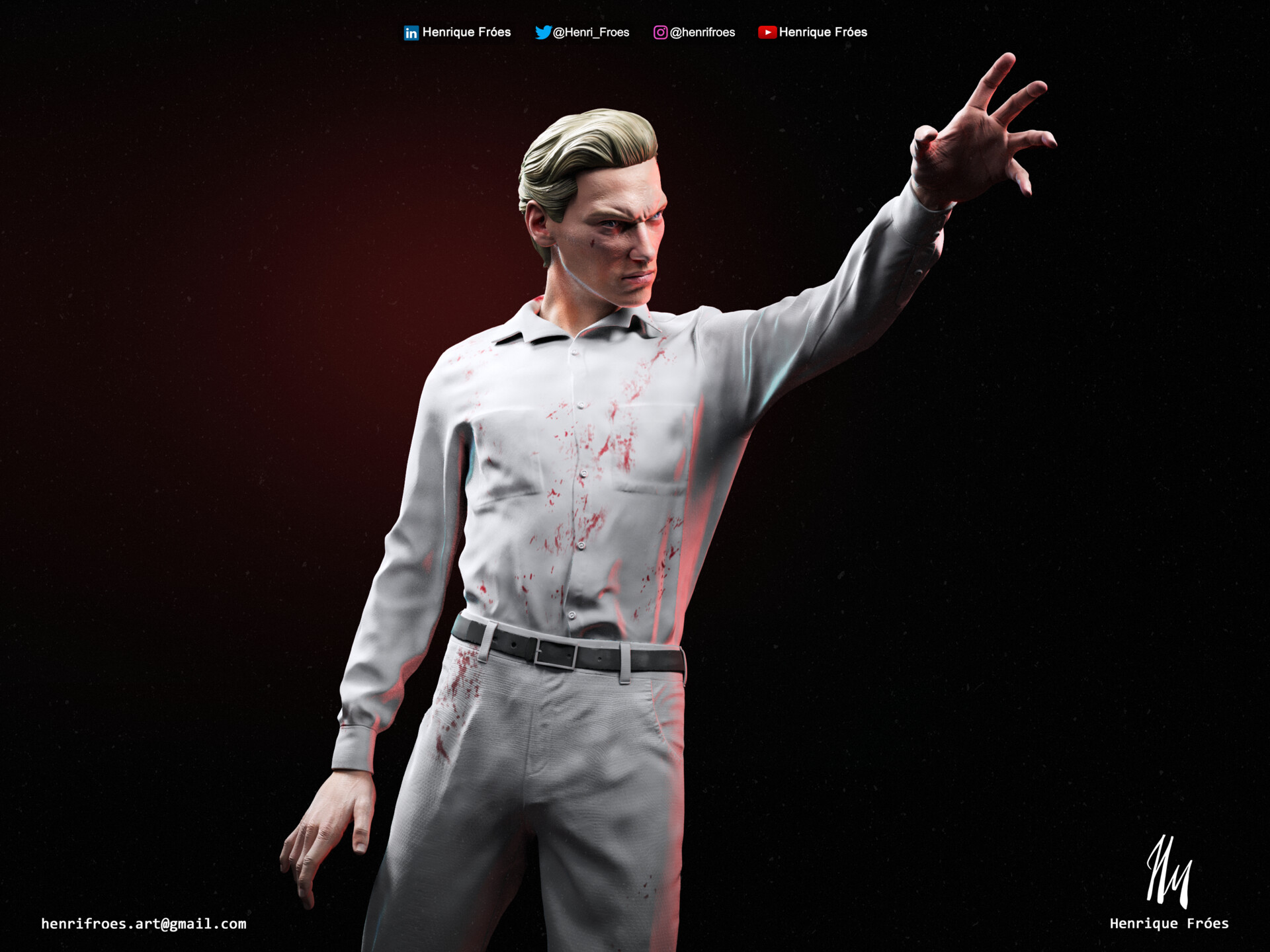 Henrique Fróes - Vecna (Henry Creel) Statue - Stranger Things 4