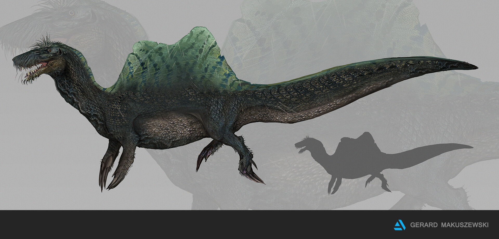 ArtStation - Spinosaurus Speculative Reconstruction