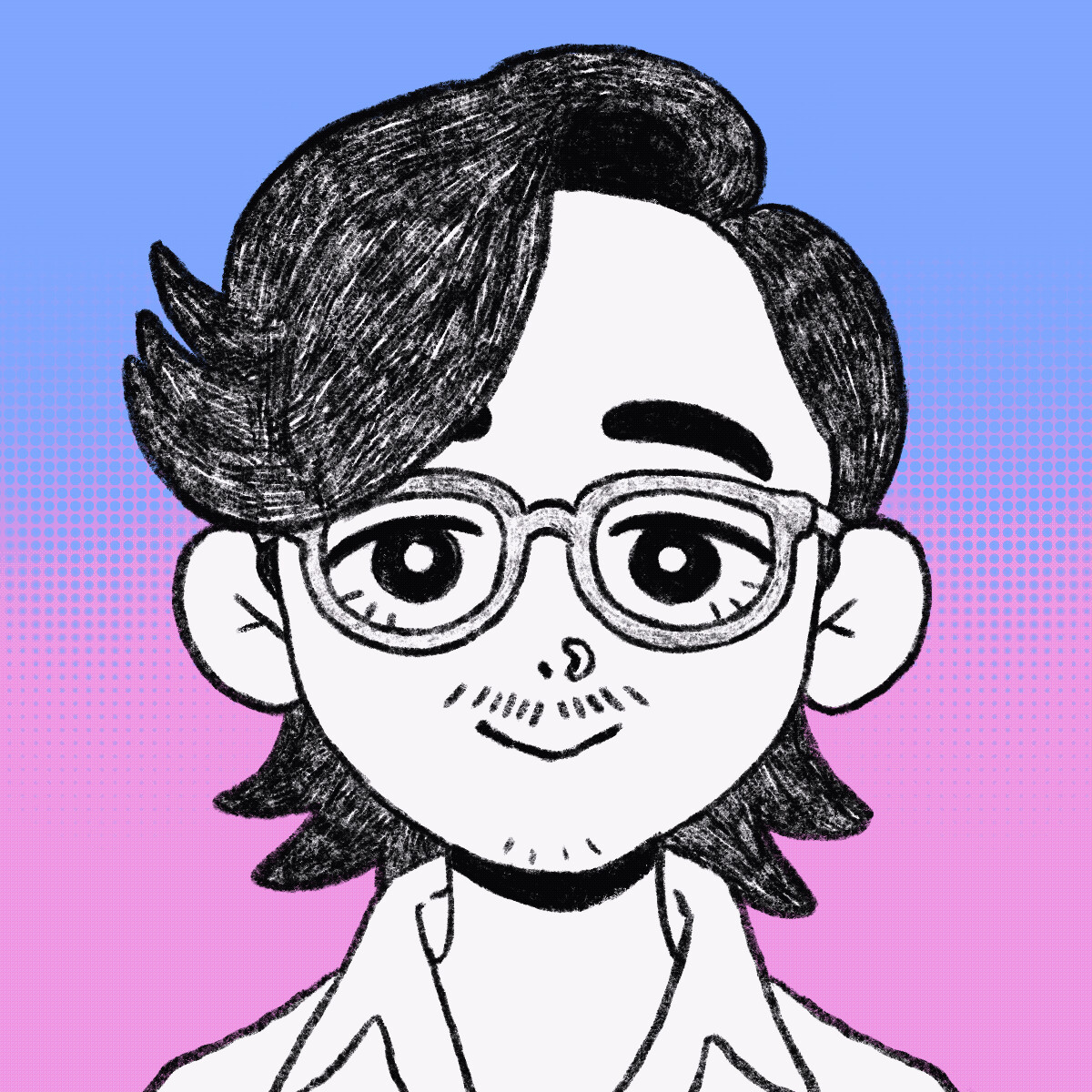 ArtStation - Omori-style Self Portrait