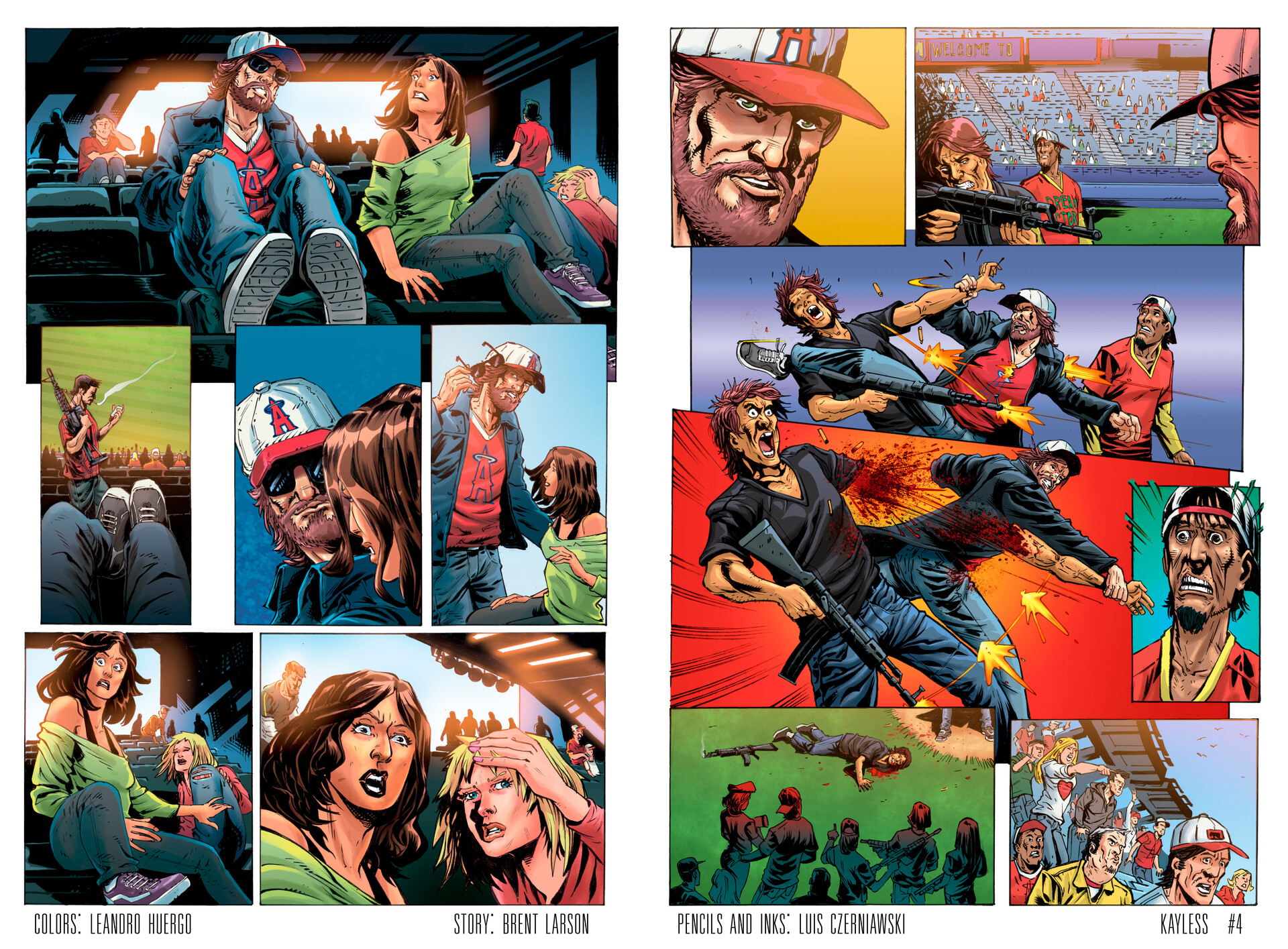 ArtStation - Kayless finished pages, colours by Leandro Huergo