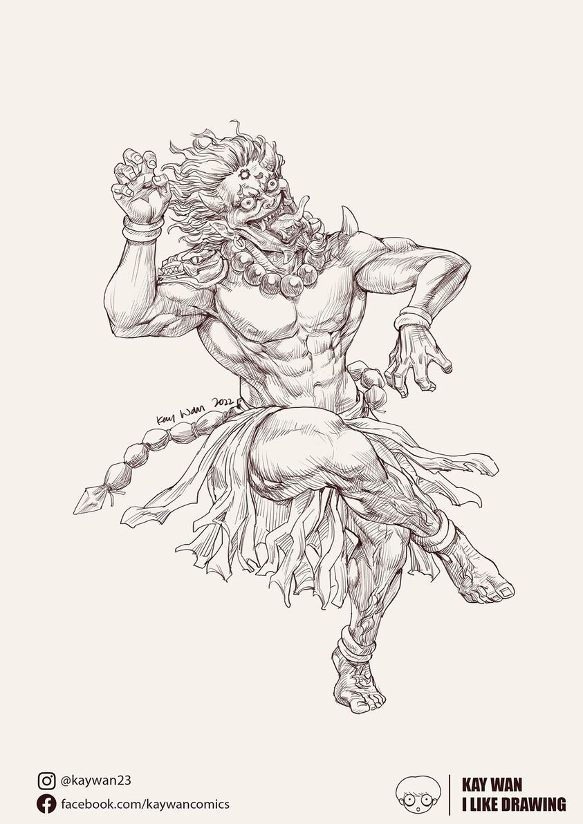 ArtStation - Oni mask