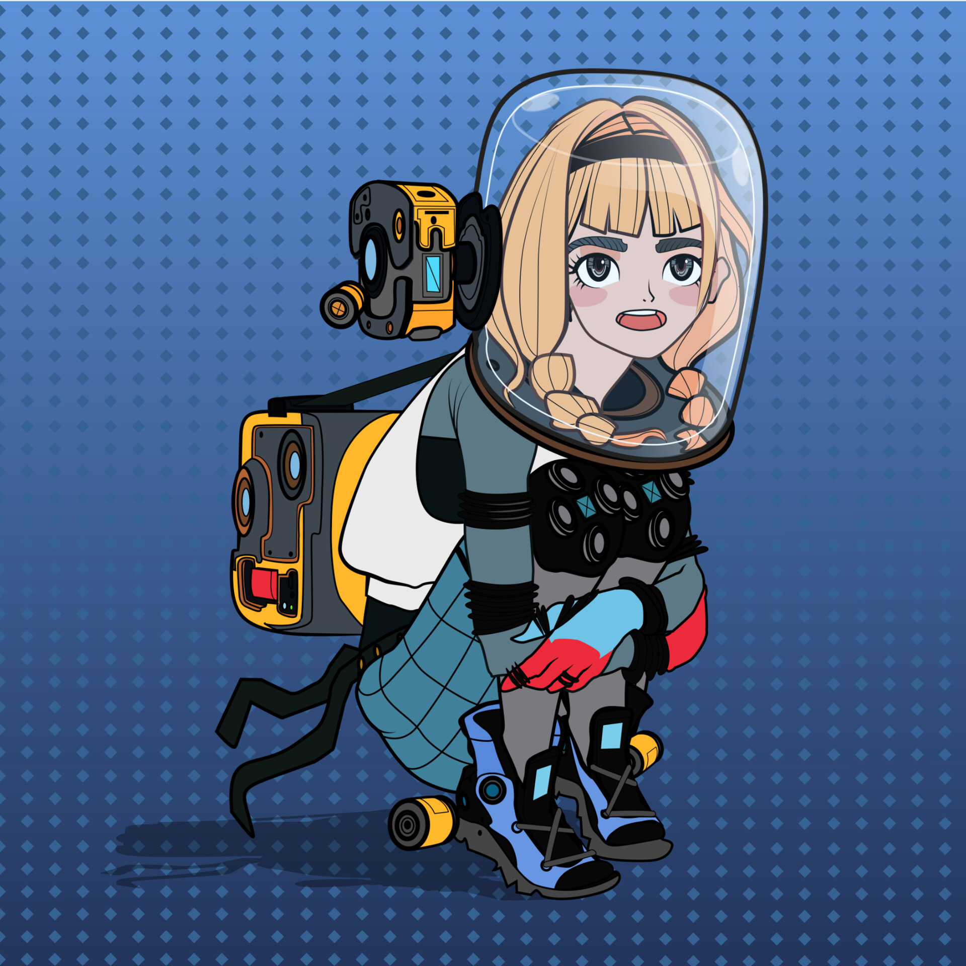 ArtStation - Visual novel character. Emma