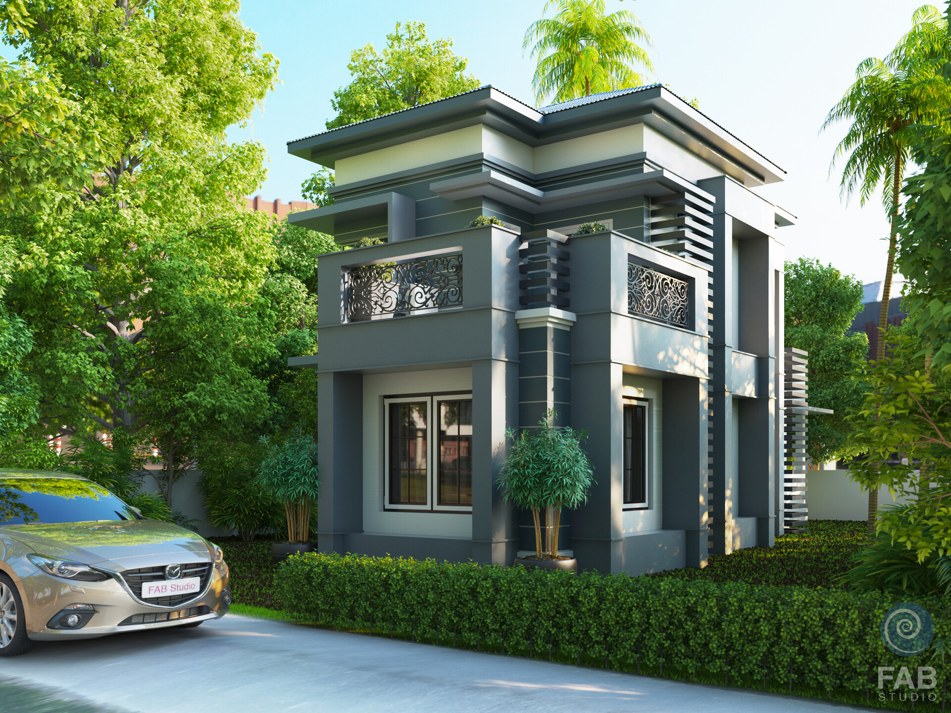 ArtStation - Villa Elevation