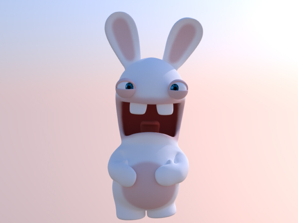 ArtStation - Raving rabbid modeling
