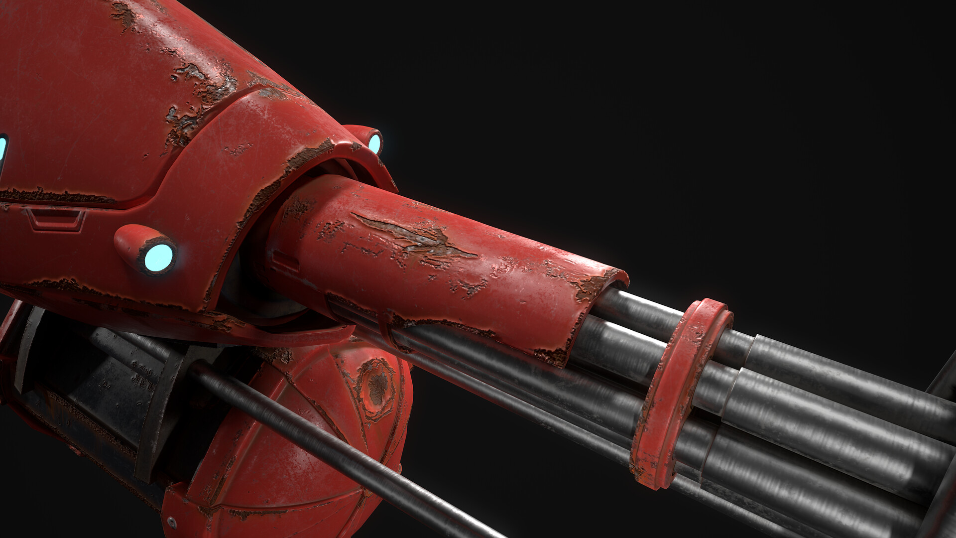 Erik Hack - Minigun Mecha Weapons