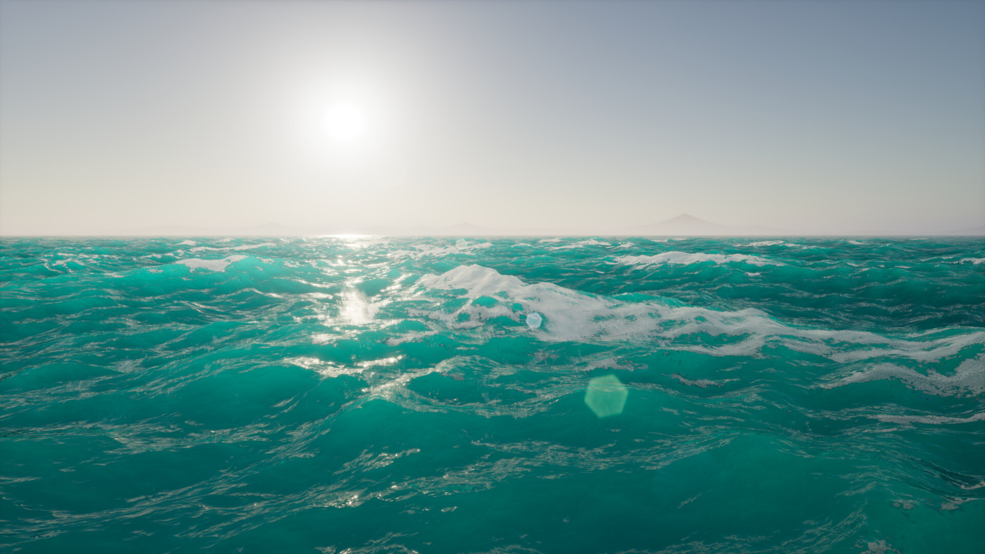 Ghislain GIRARDOT - Unreal Engine Experiments - Augmented Gerstner Waves