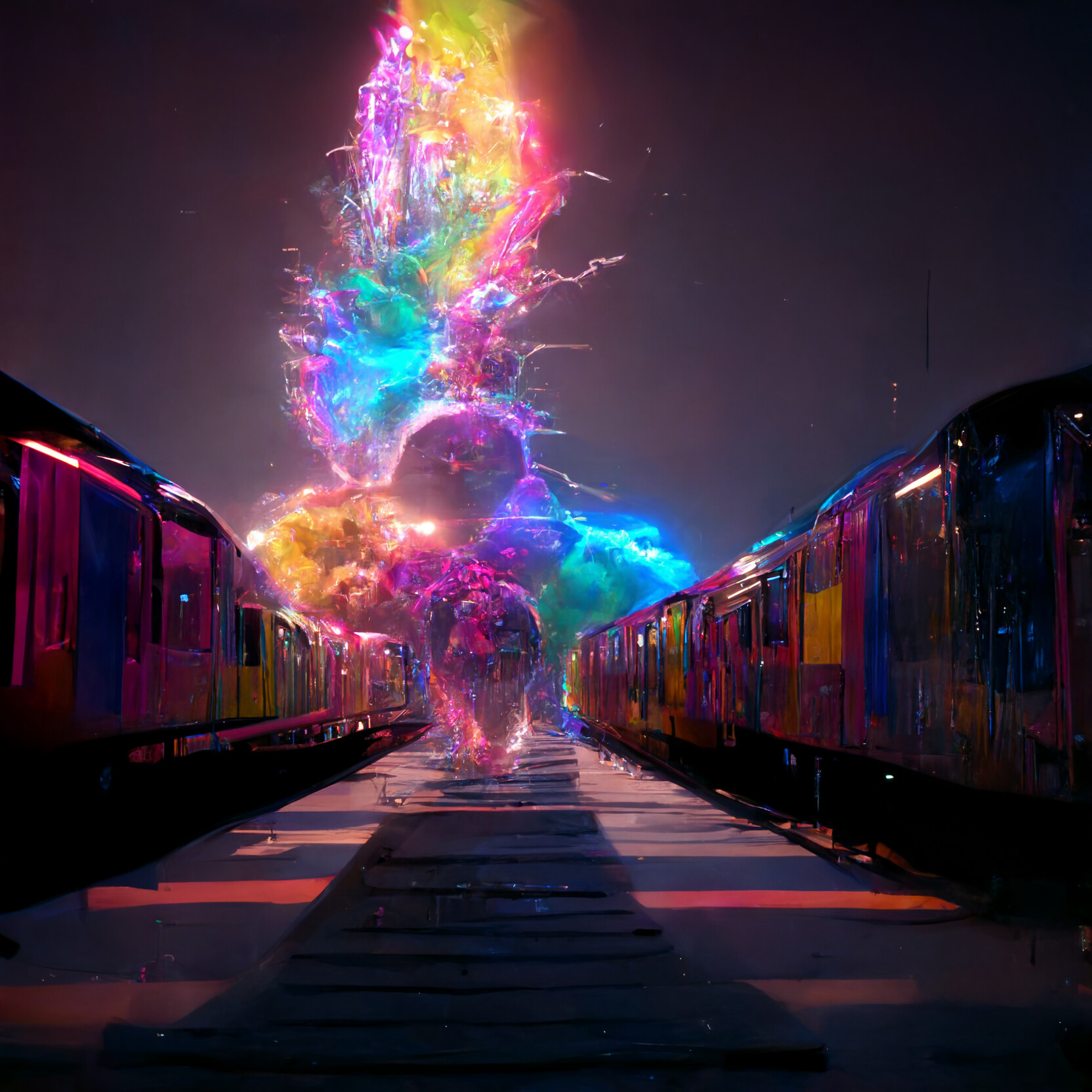 ArtStation - train of thought derailed